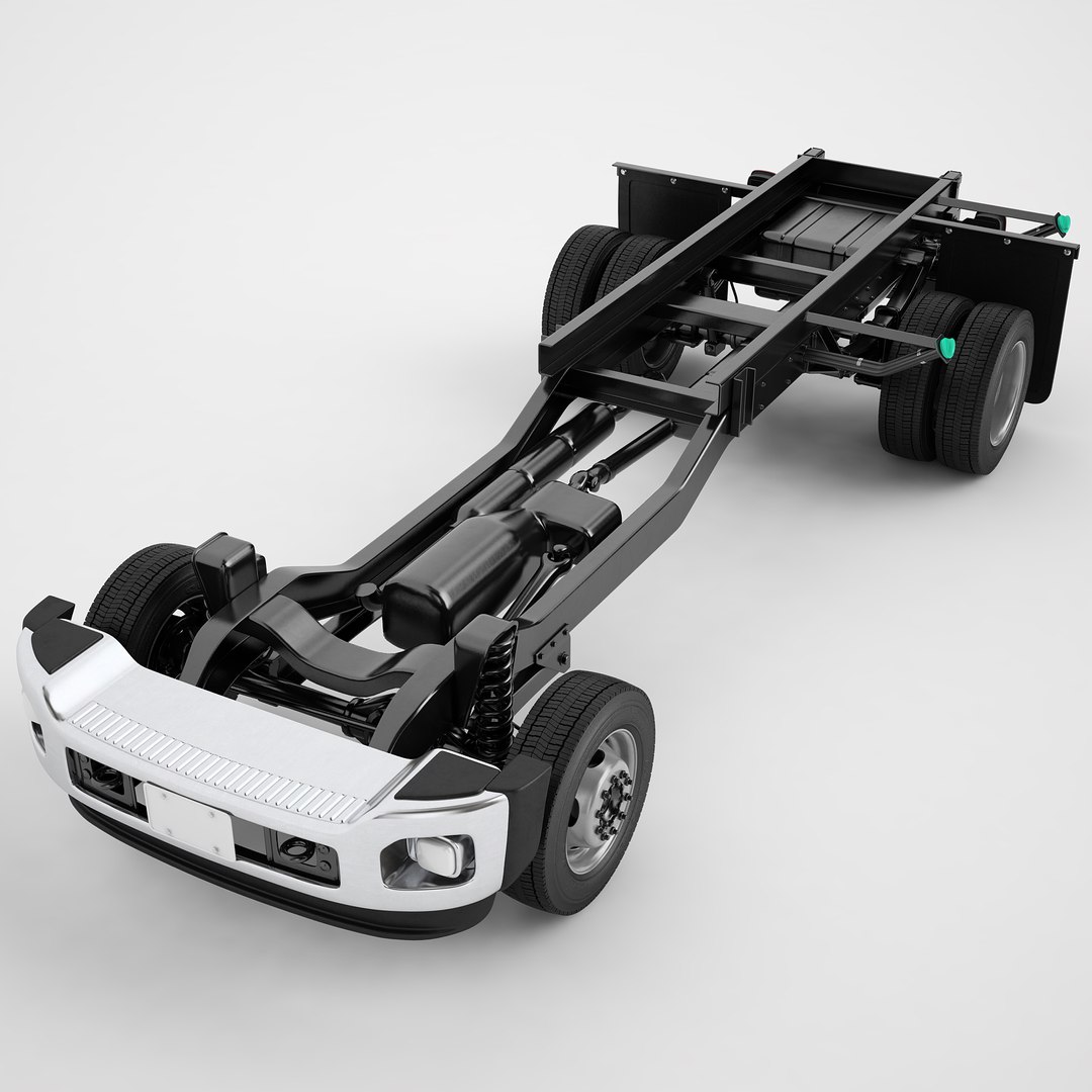 3D chassis truck model - TurboSquid 1614928
