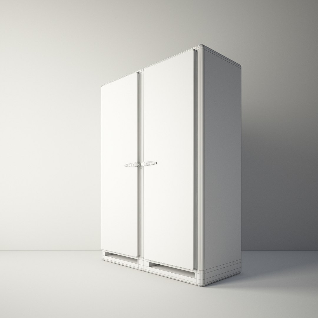 Custom Designed Fridge Model - TurboSquid 1200043