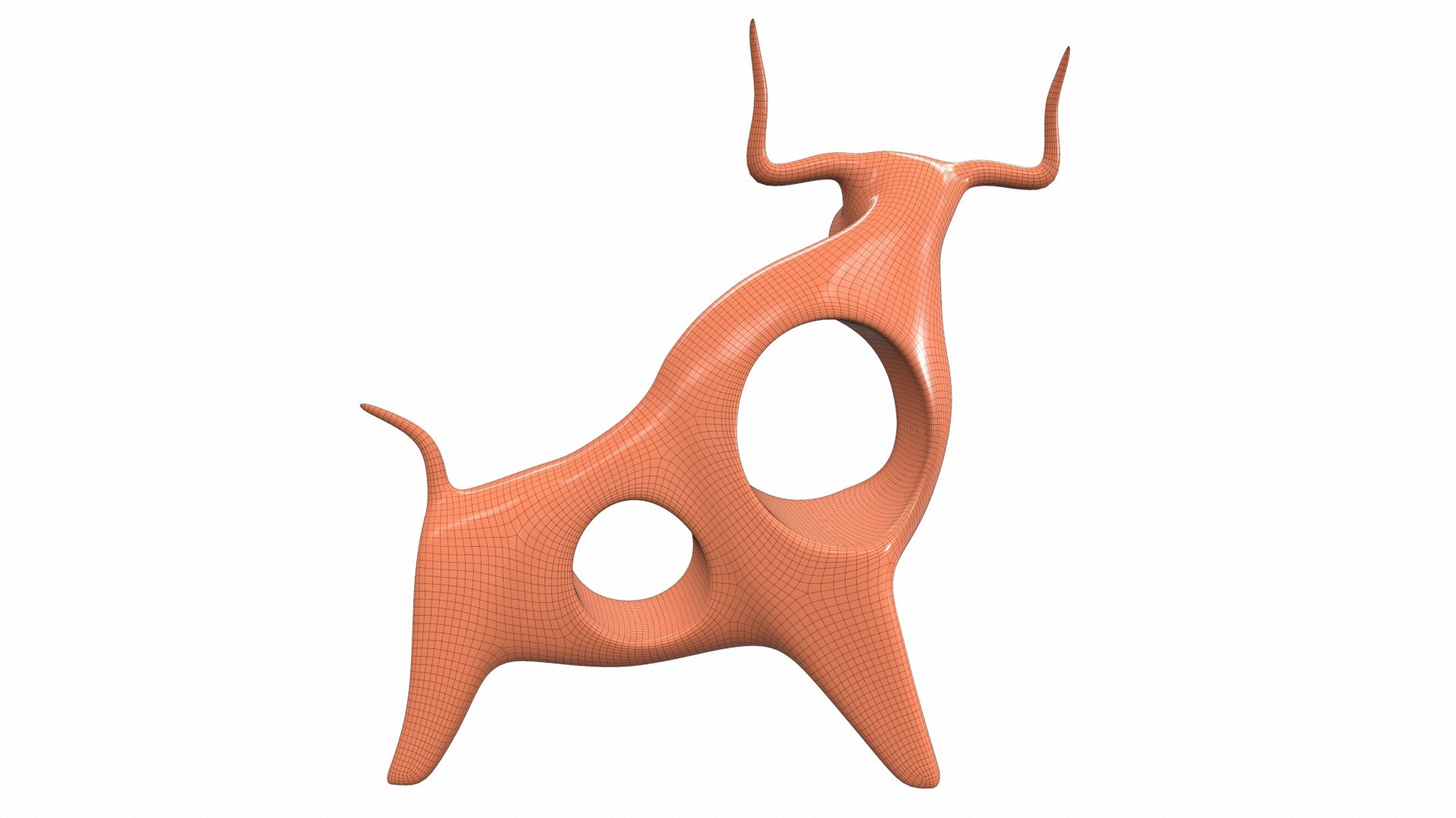 3D Abstract Sculpture M101 Model - TurboSquid 2312826