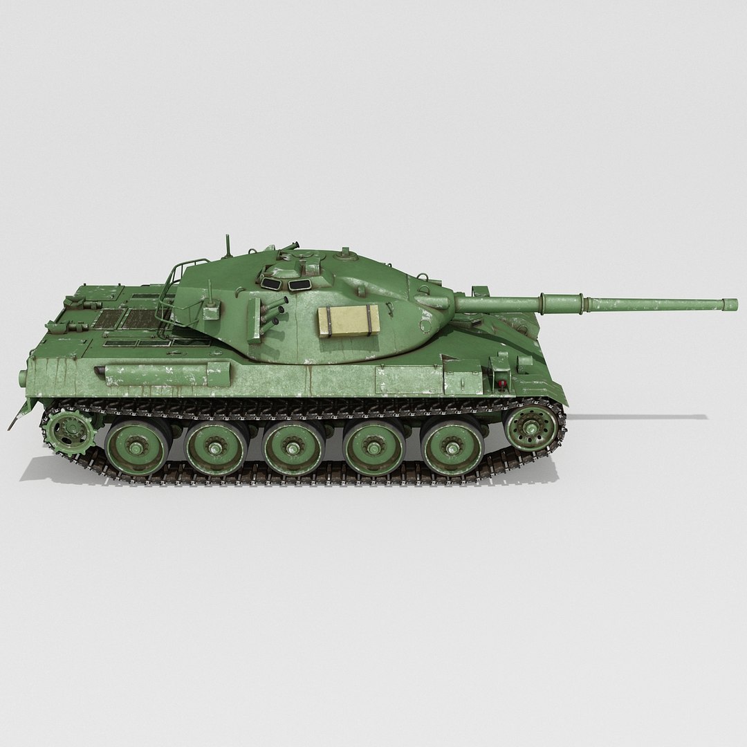 japanese type 74 tank 3d model