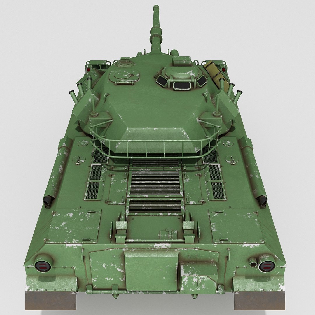 japanese type 74 tank 3d model