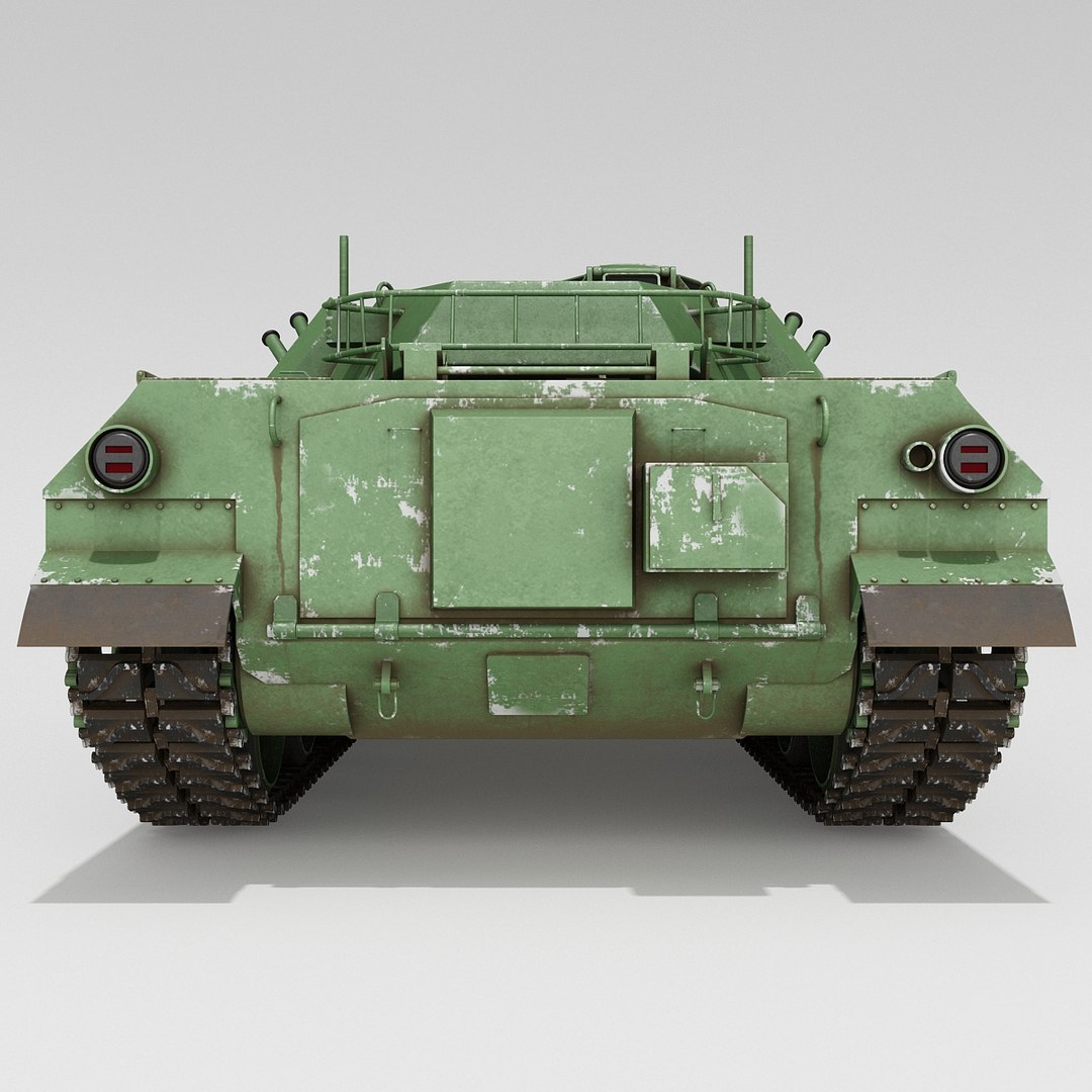 japanese type 74 tank 3d model