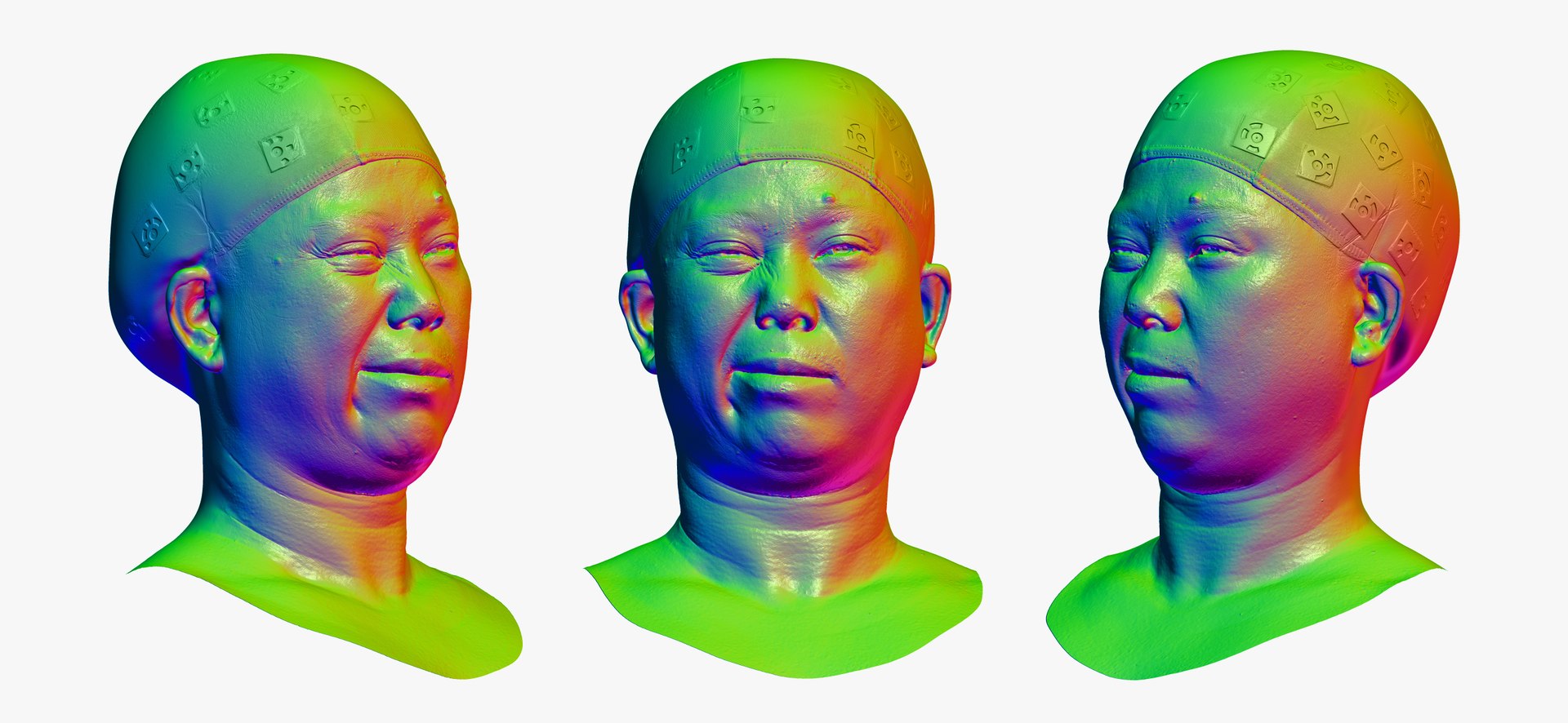 3D Mei Human Head Cheek Raiser AU6 Raw Scan - TurboSquid 1735012
