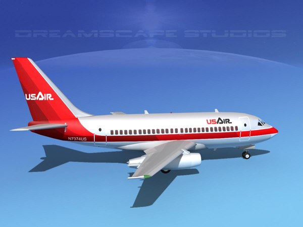 3d boeing 737 737-100 model