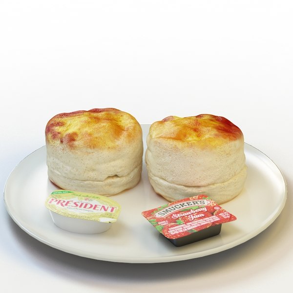 3d traditional scone model
