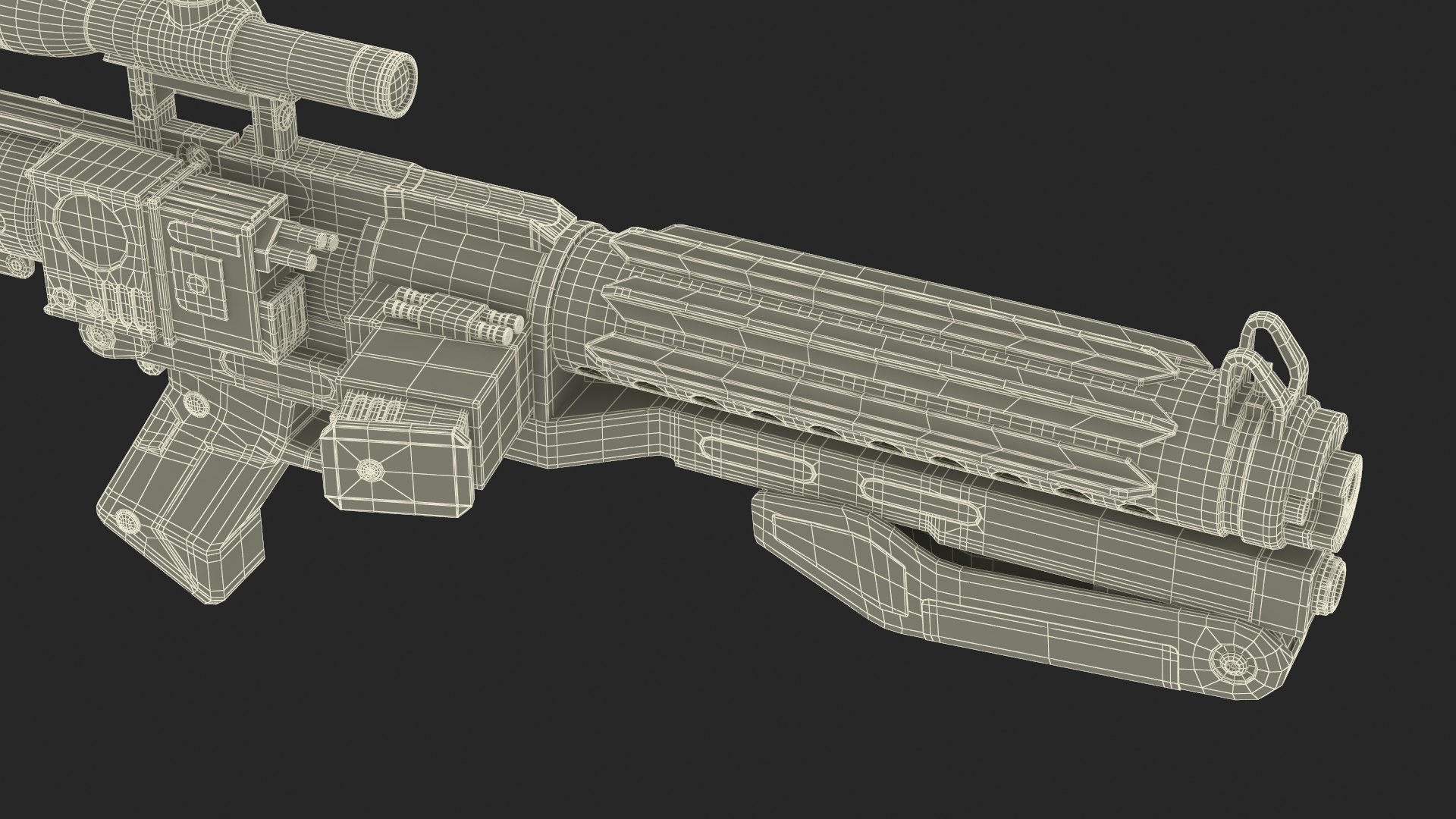 3D Star Wars Stormtrooper F-11D Blaster - TurboSquid 2366239