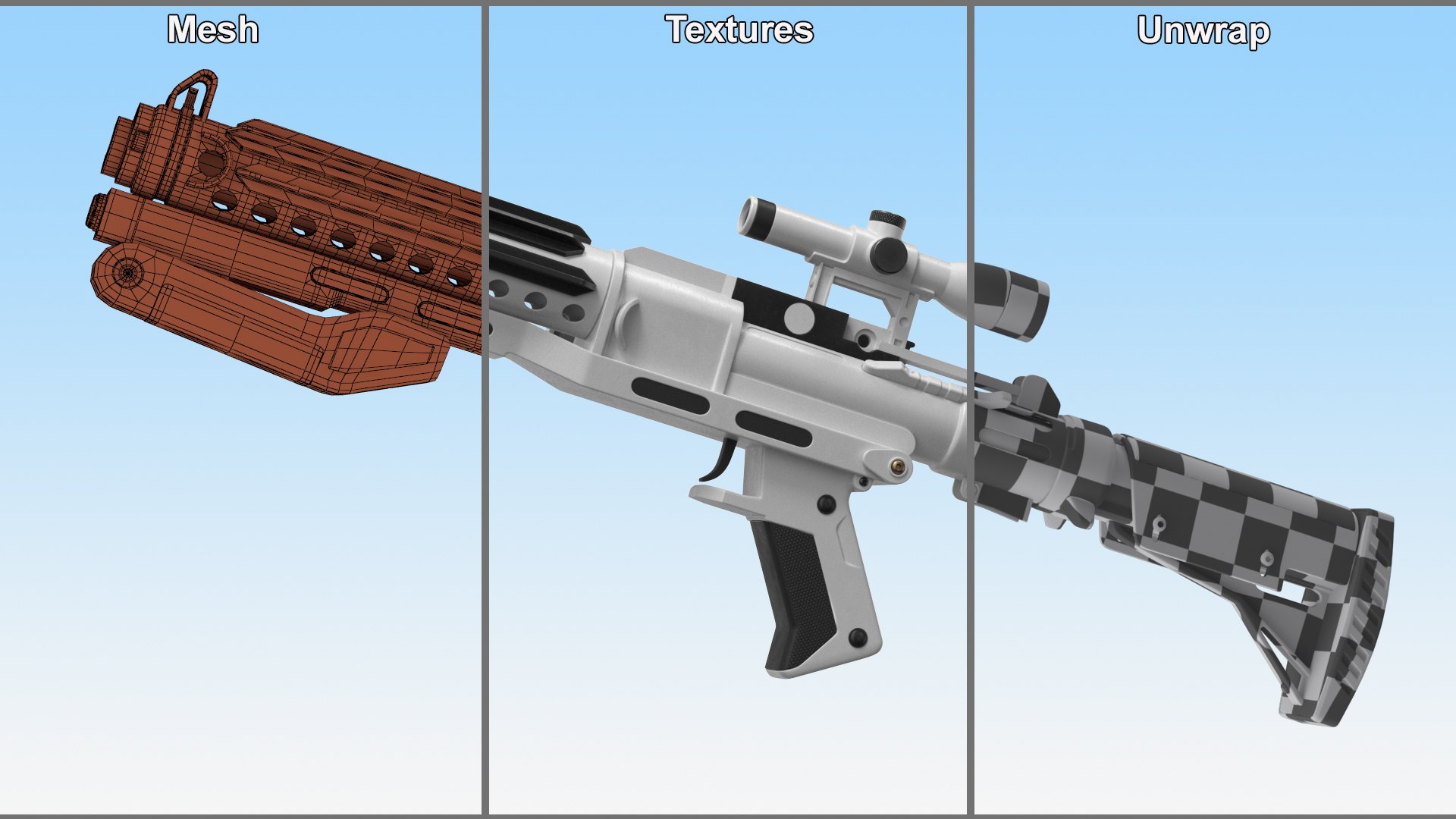 3D Star Wars Stormtrooper F-11D Blaster - TurboSquid 2366239