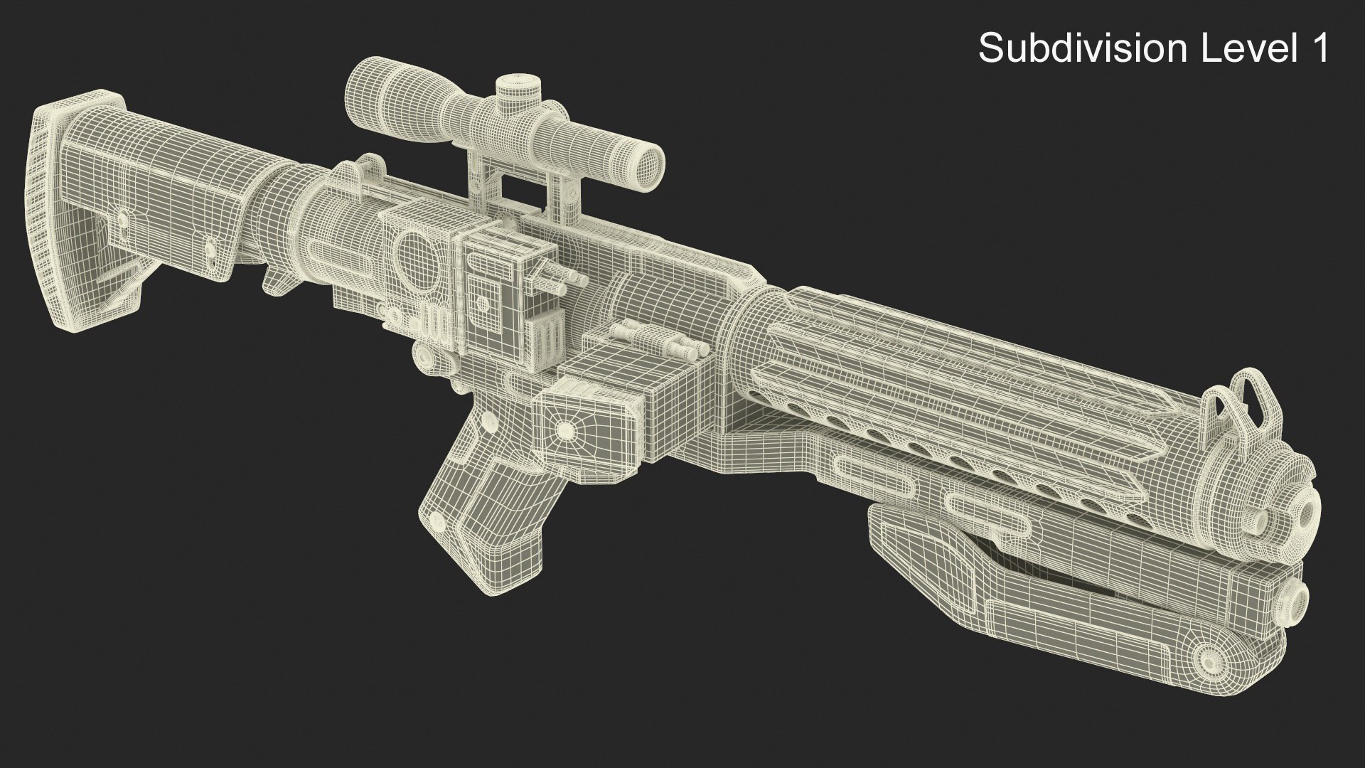 3D Star Wars Stormtrooper F-11D Blaster - TurboSquid 2366239