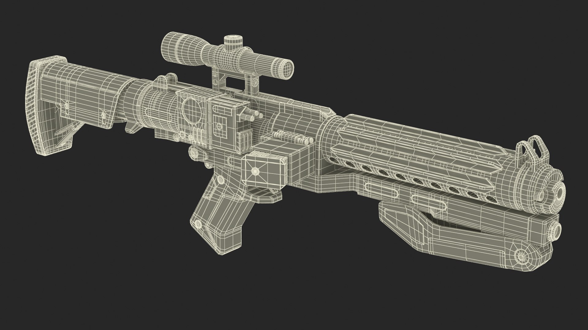 3D Star Wars Stormtrooper F-11D Blaster - TurboSquid 2366239