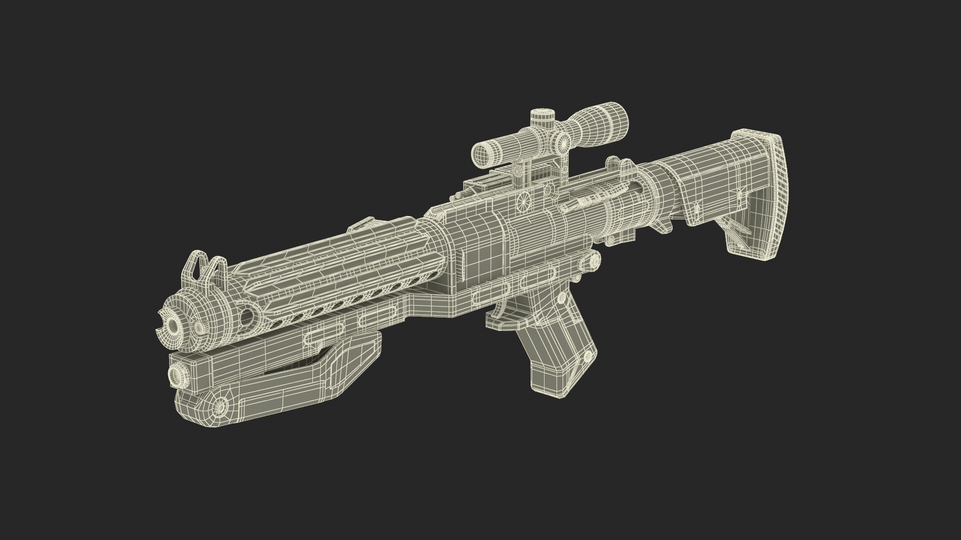 3D Star Wars Stormtrooper F-11D Blaster - TurboSquid 2366239
