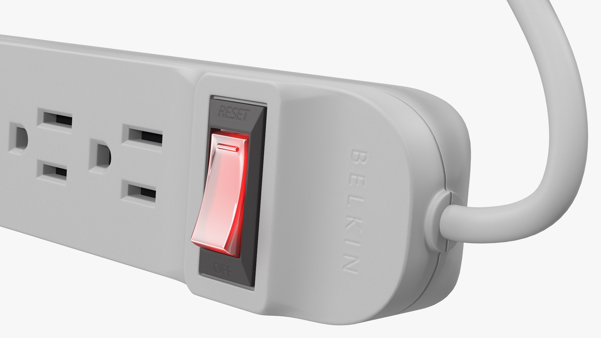 Power Strip 6 Outlet 3D - TurboSquid 1452167