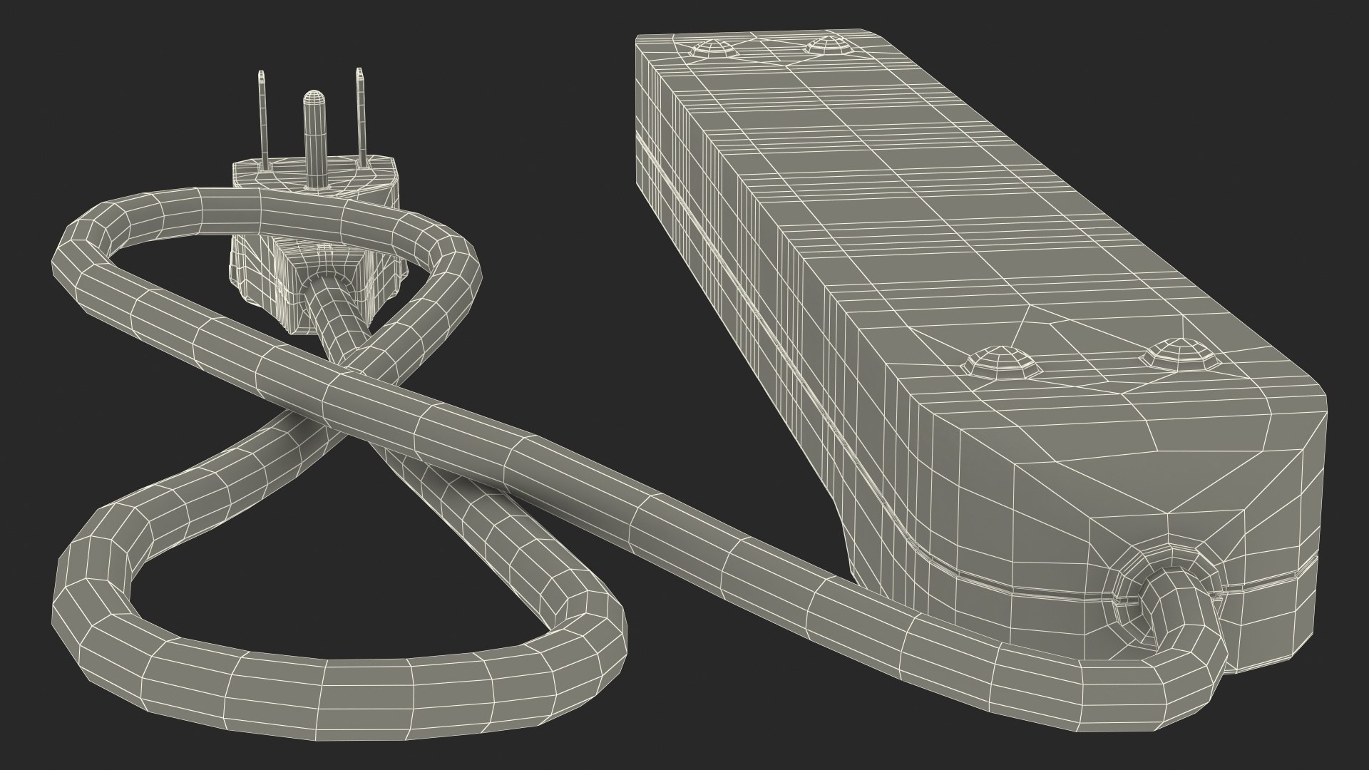 Power strip 6 outlet 3D - TurboSquid 1452167