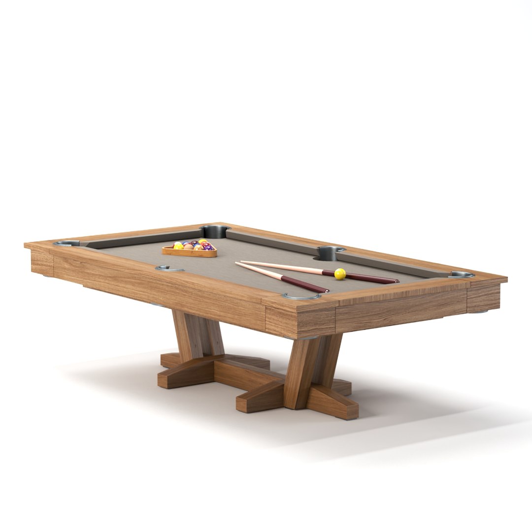 3D PETALUMA POOL TABLE Model - TurboSquid 1951765