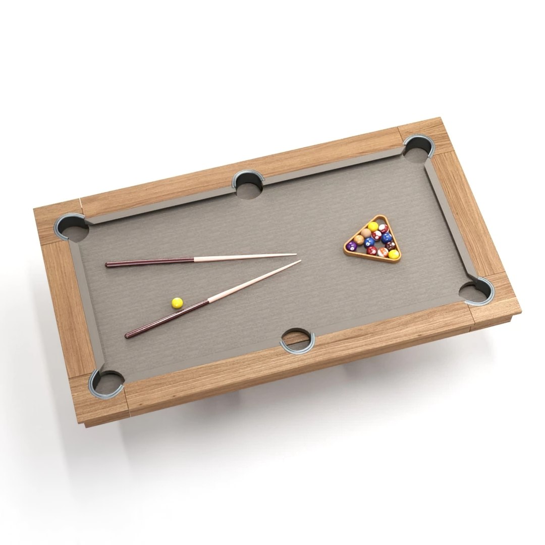 3D PETALUMA POOL TABLE Model - TurboSquid 1951765