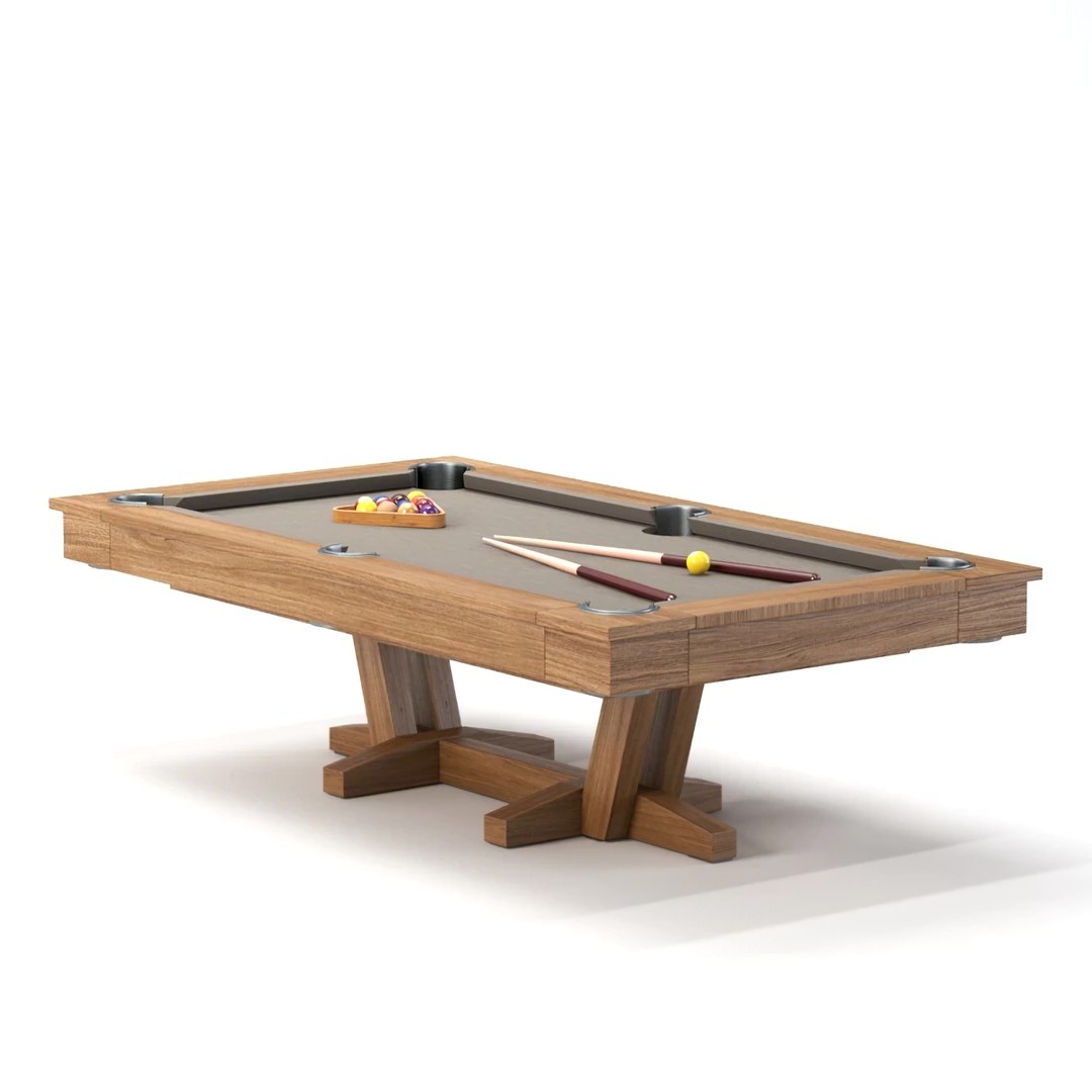 3D PETALUMA POOL TABLE Model - TurboSquid 1951765