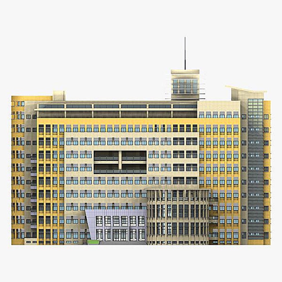 3d Model Of Office Building