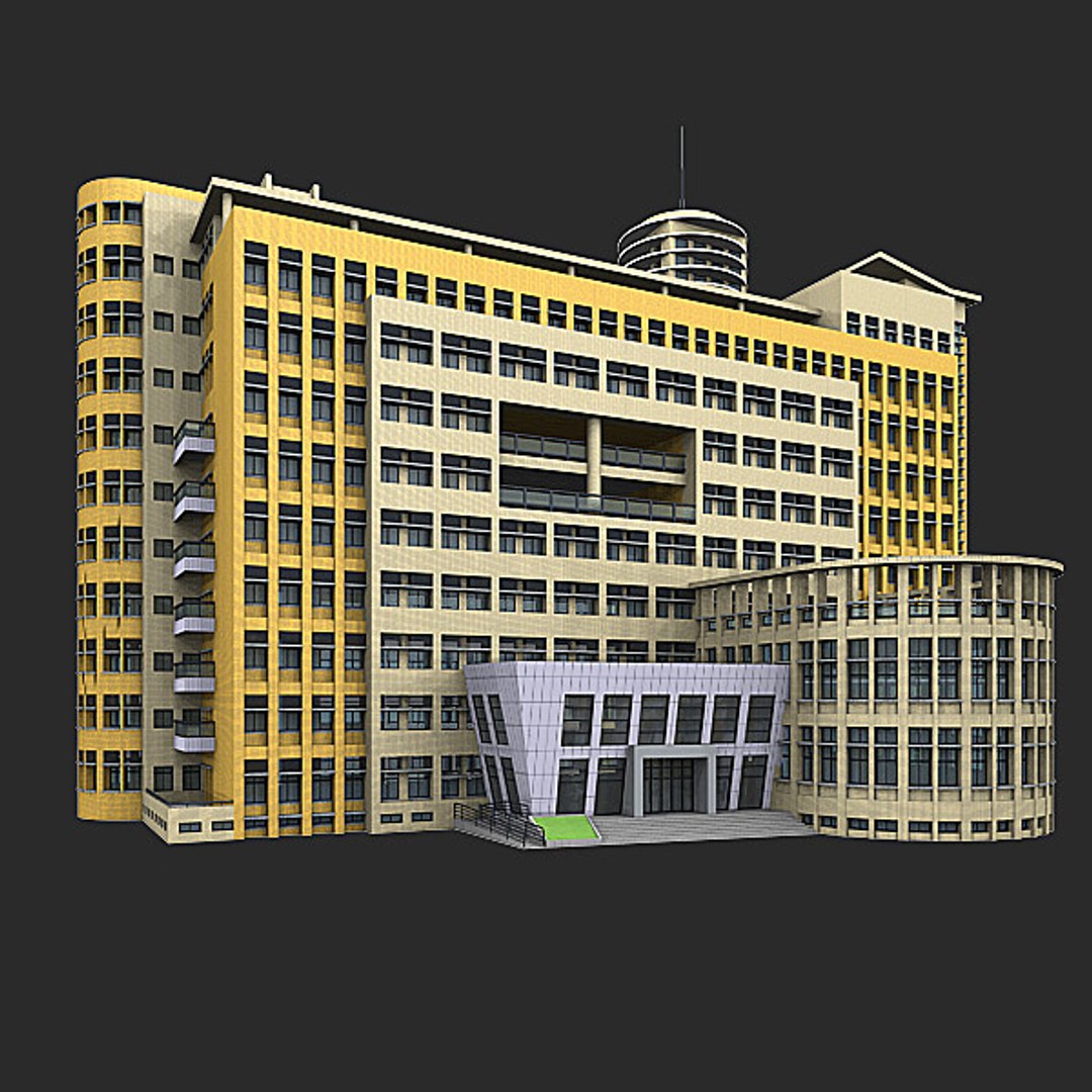 3d Model Of Office Building