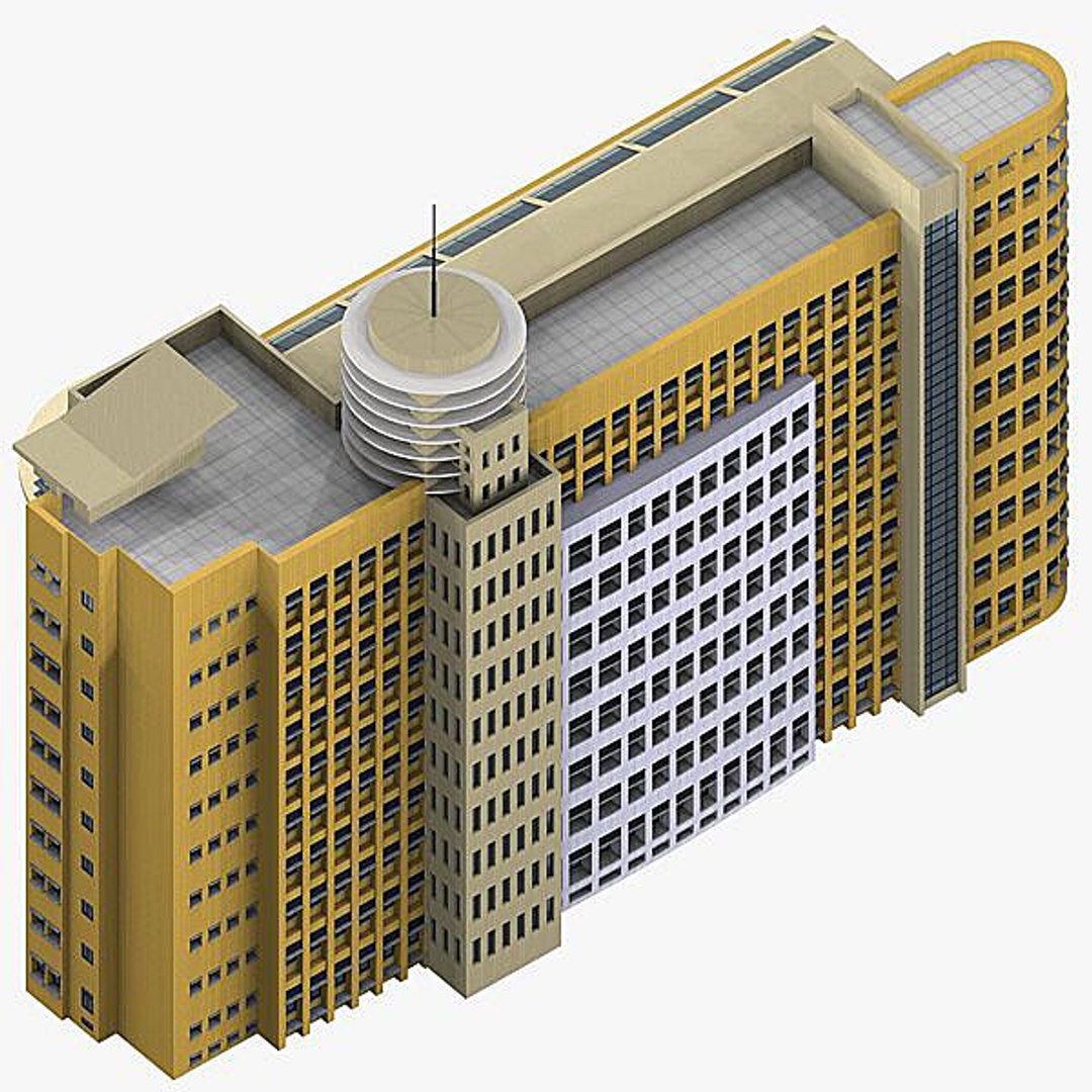 3d Model Of Office Building
