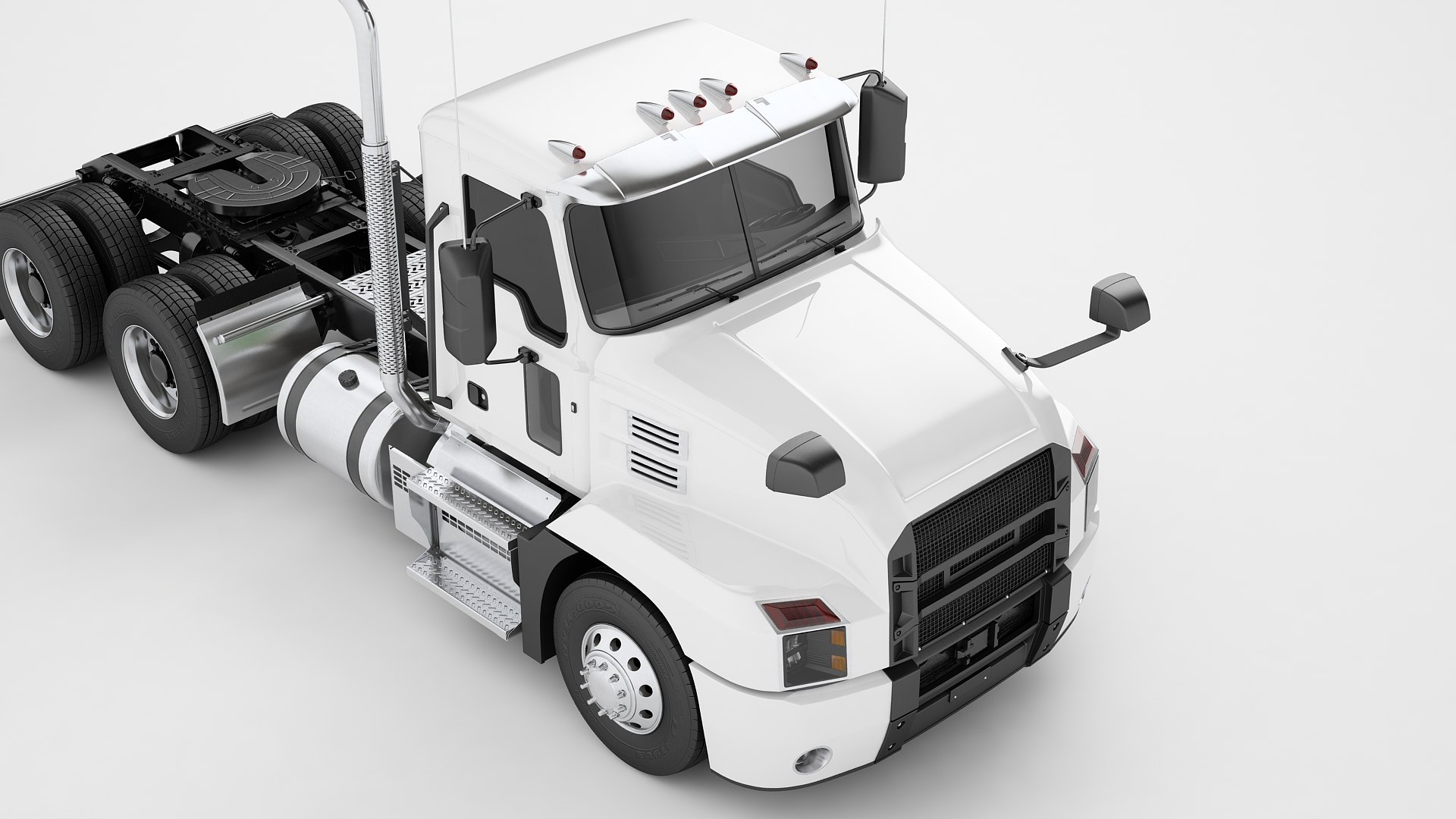 3D model semi truck day - TurboSquid 1707359