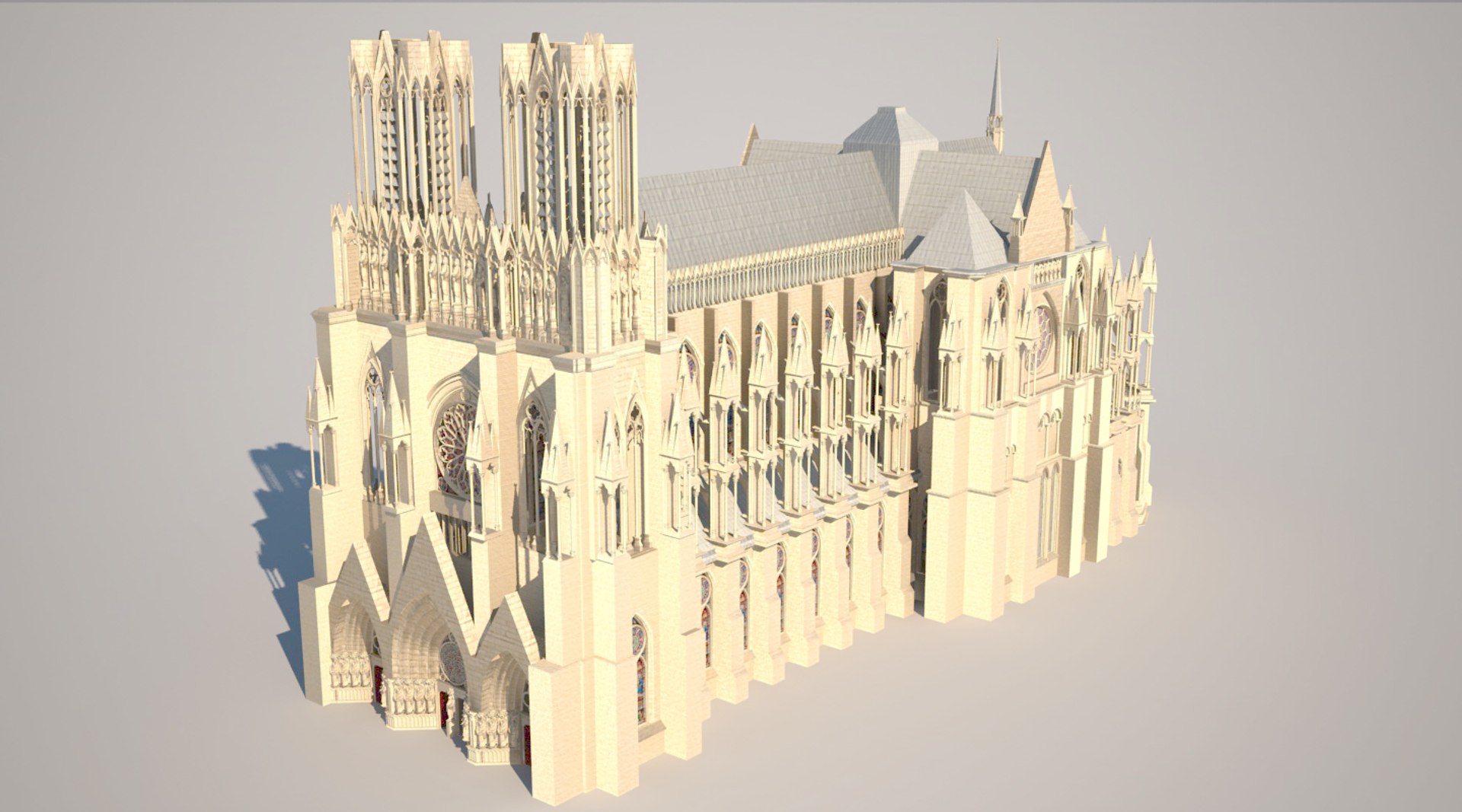 Reims Gothic Cathedral Max