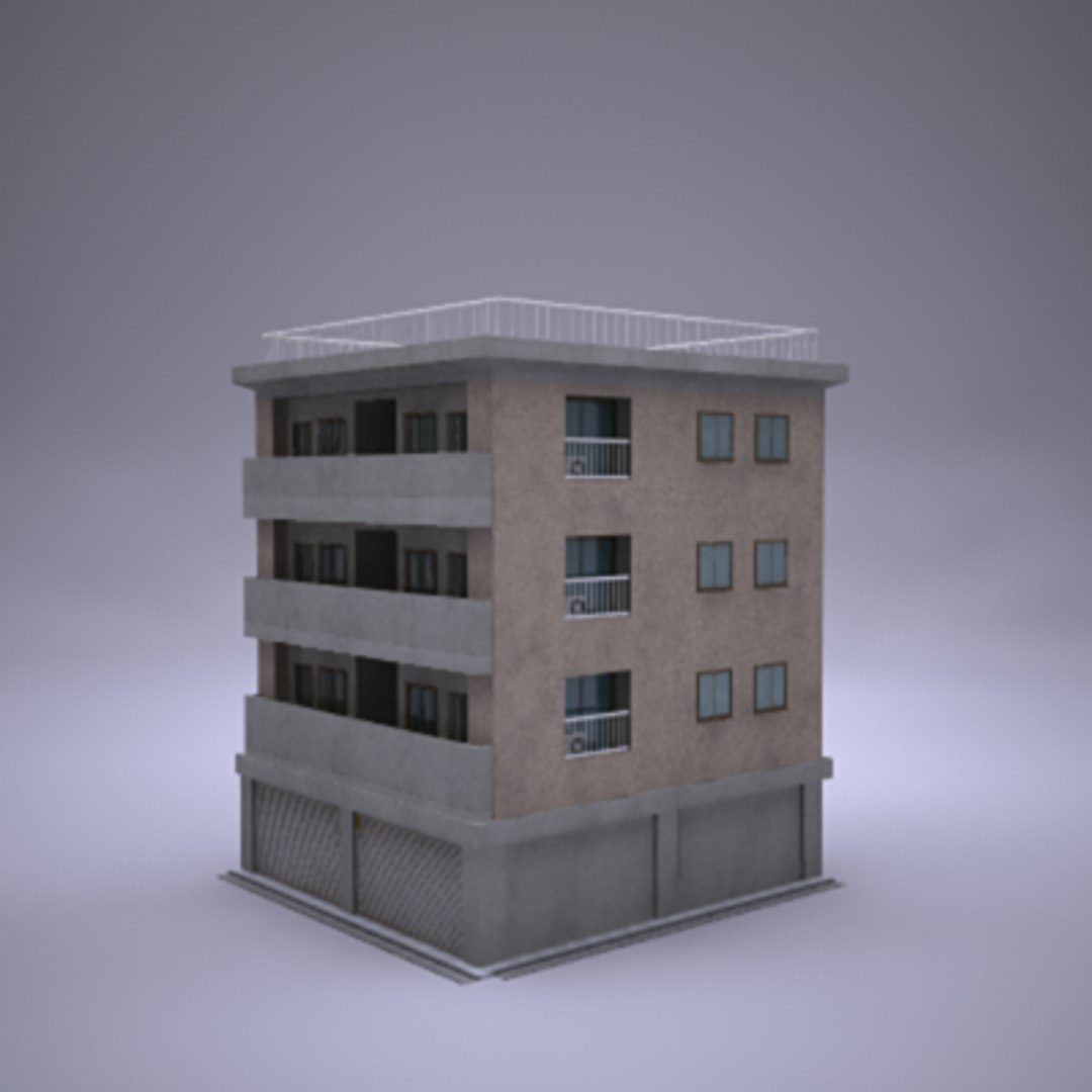 Building Details 3d Model