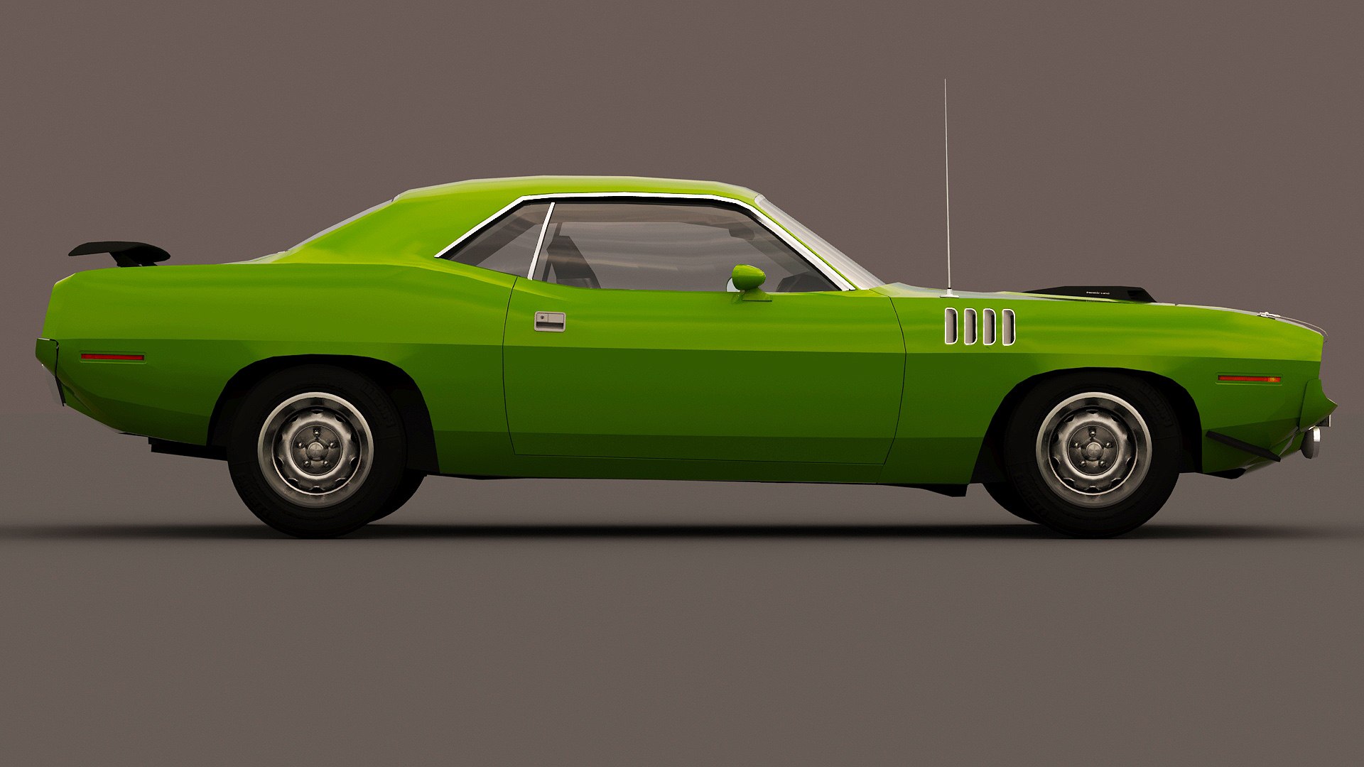 Plymouth Barracuda 1971 3D Model - TurboSquid 2223084