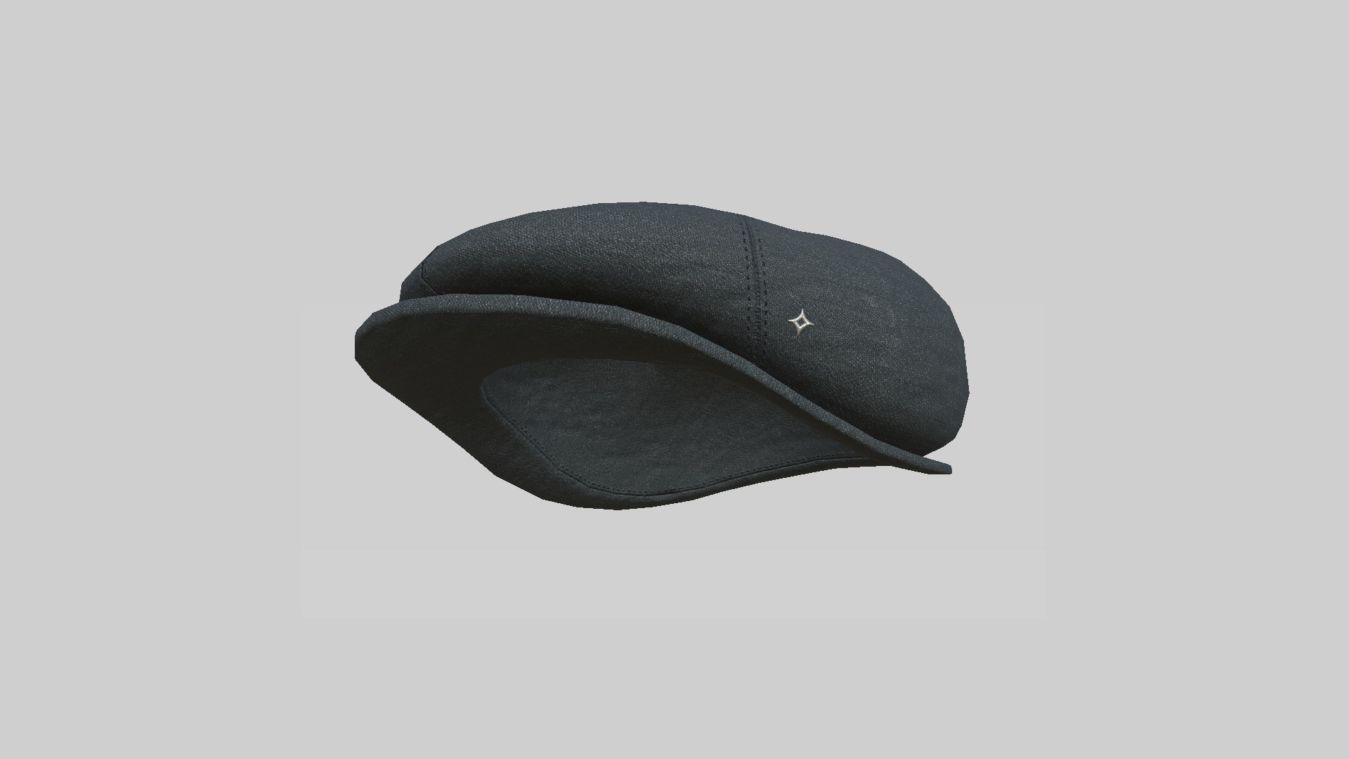 3D Newsboy Hat 01 Dark Gray - Character Fashion Design - TurboSquid 1784965
