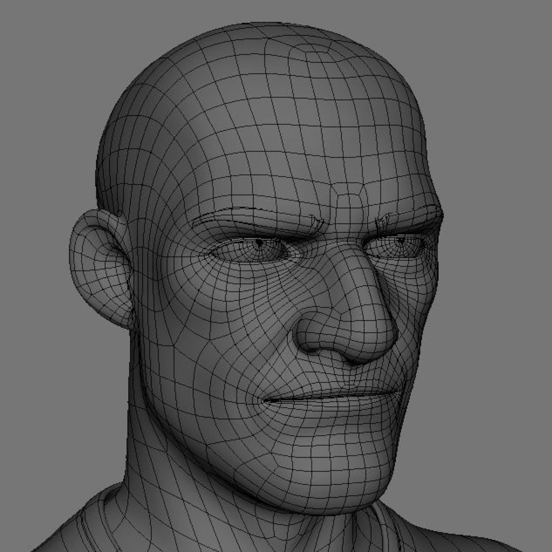 Heroic Cartoon Character Man 3d Obj