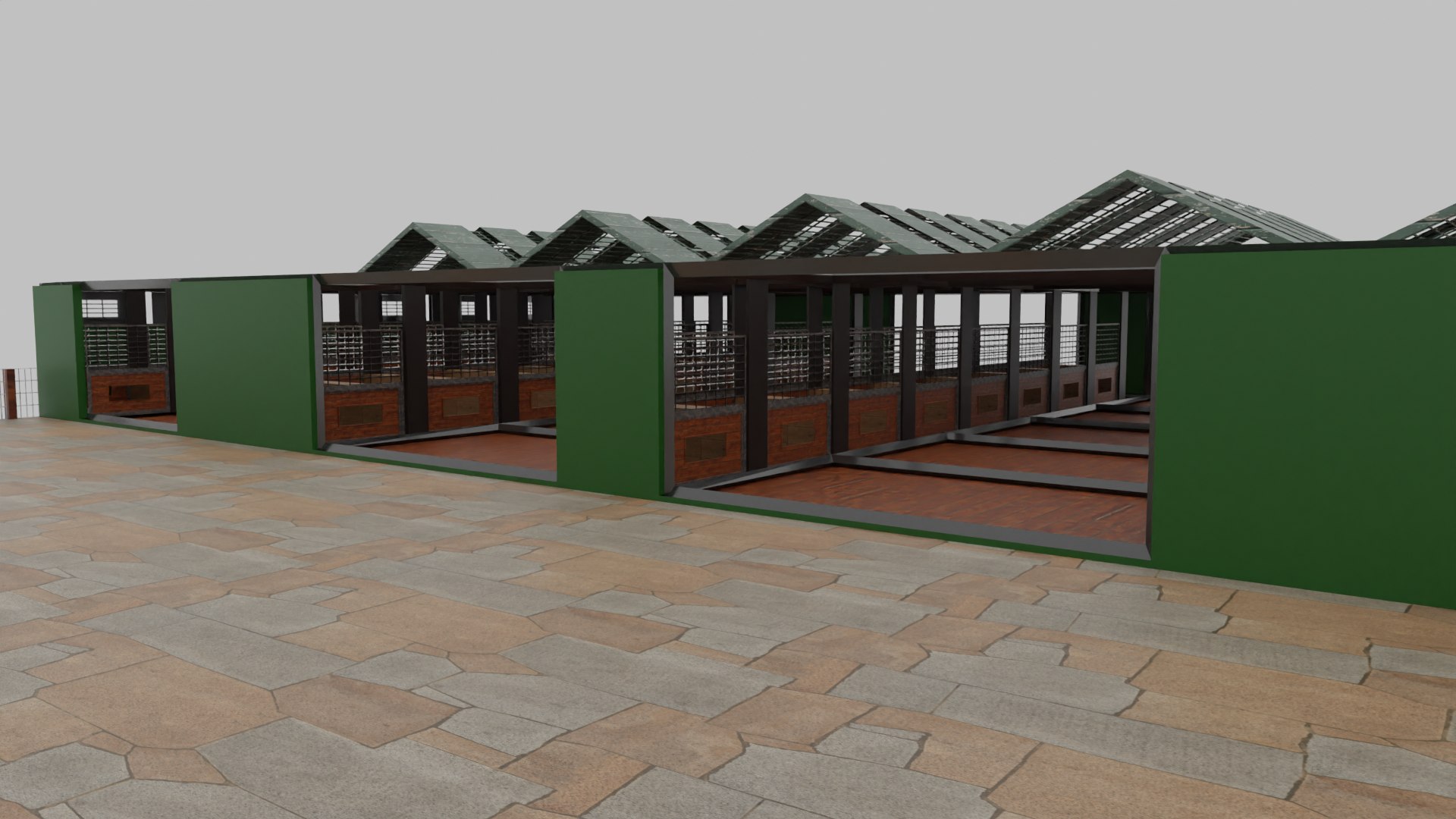 Horse Stable 3D Model - TurboSquid 2159186