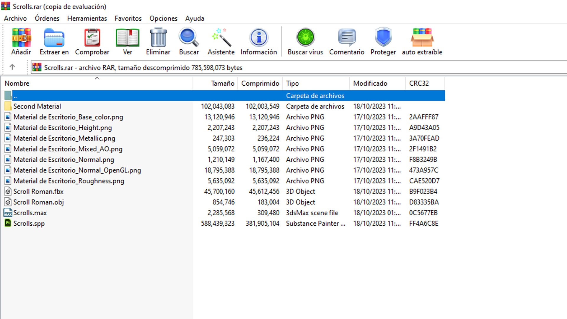 Roman Scribe s Items 3D model - TurboSquid 2140765