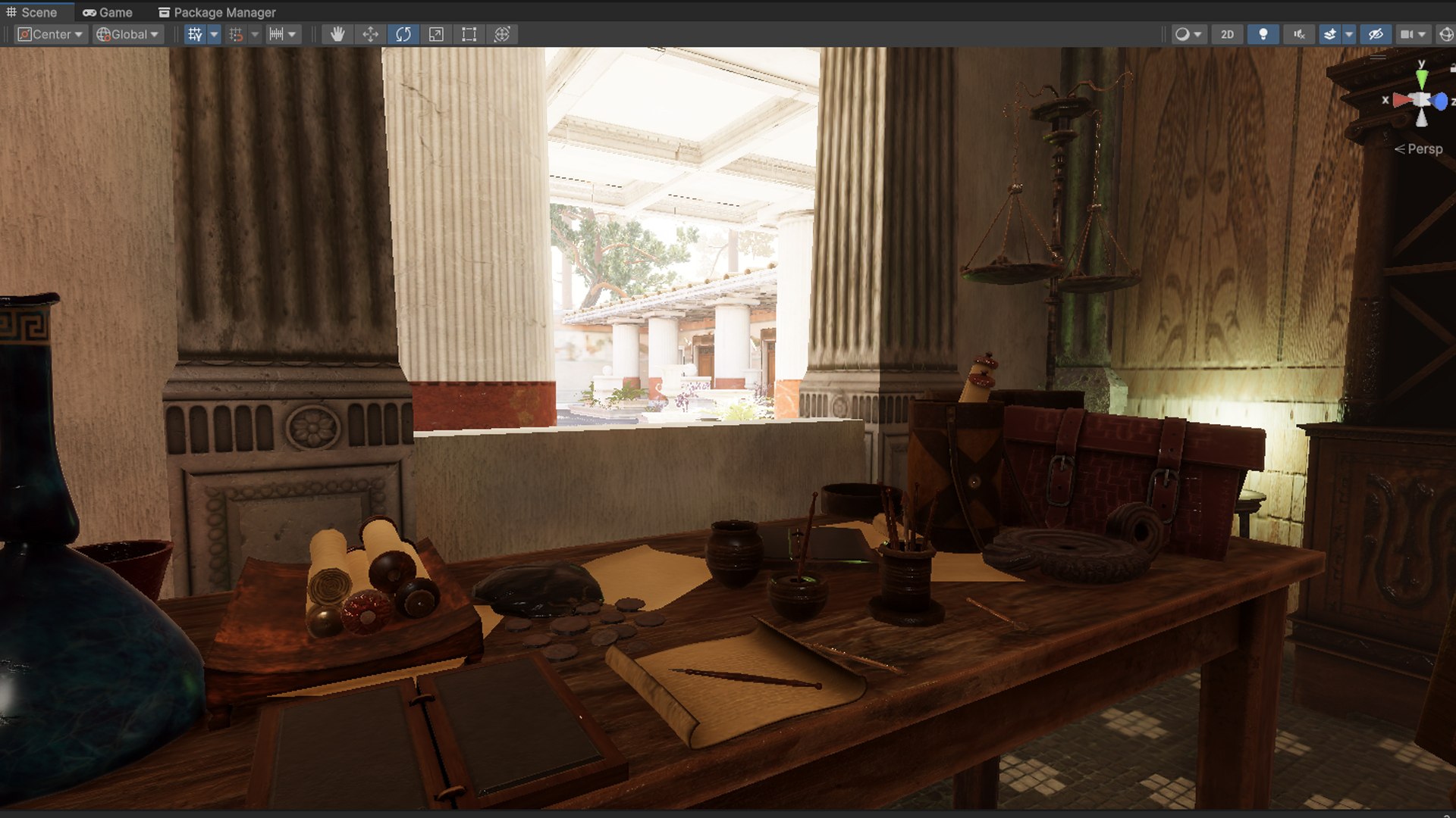 Roman Scribe S Items 3D Model - TurboSquid 2140765