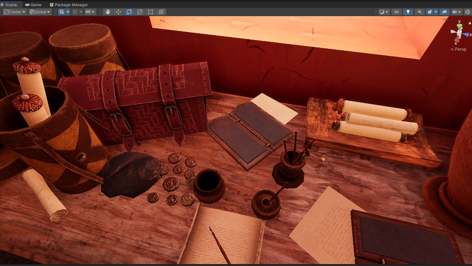 Roman Scribe S Items 3D Model - TurboSquid 2140765