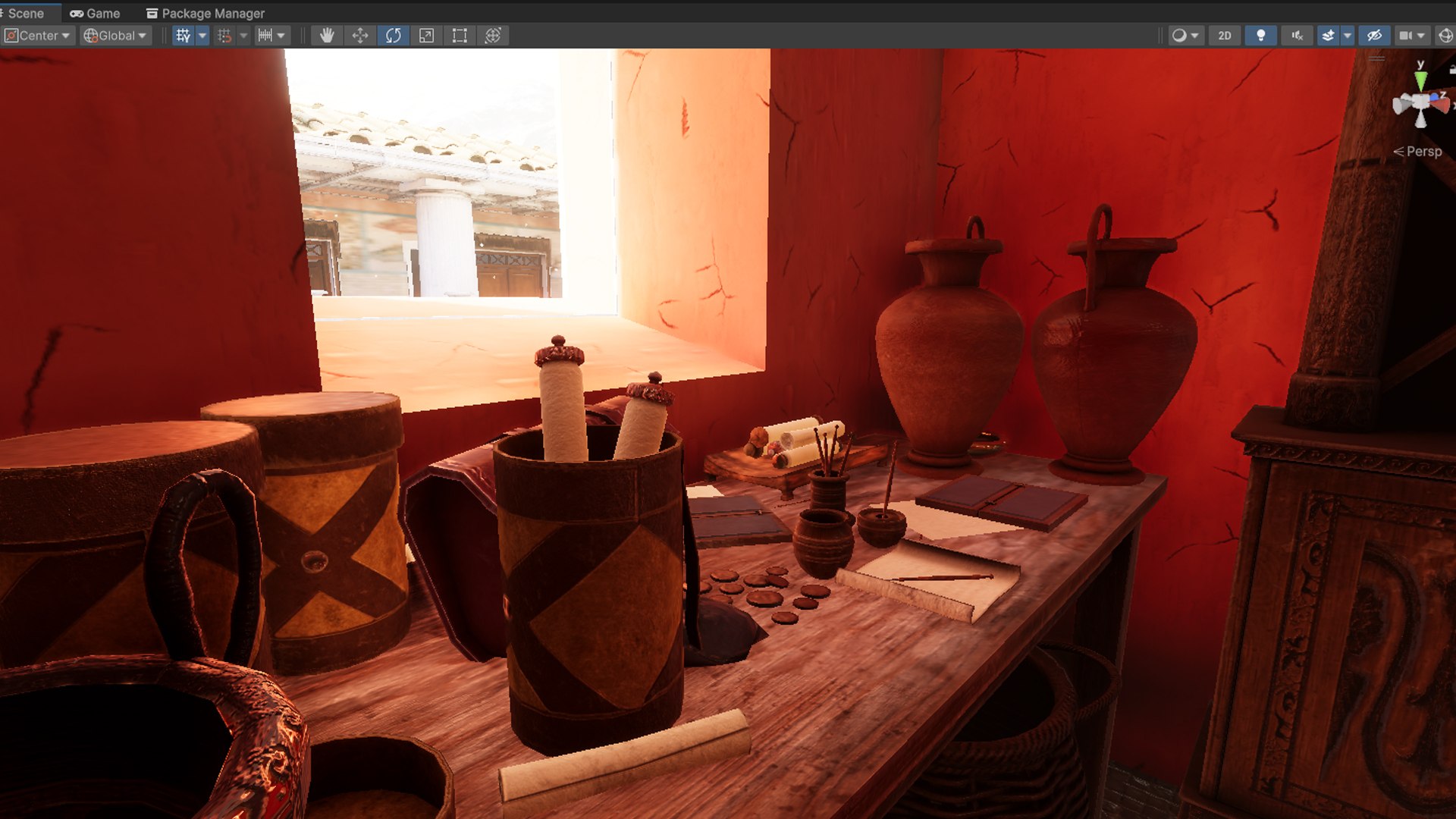 Roman Scribe S Items 3D Model - TurboSquid 2140765