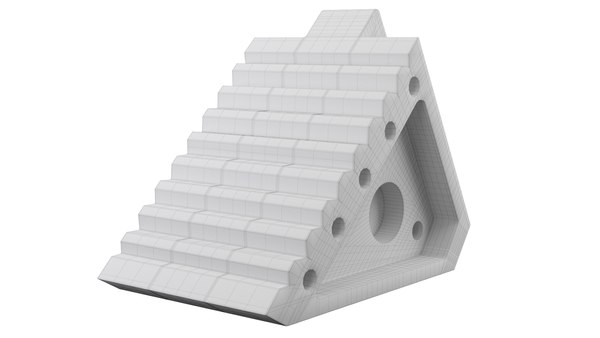 Wheel chock 3D model - TurboSquid 1680217
