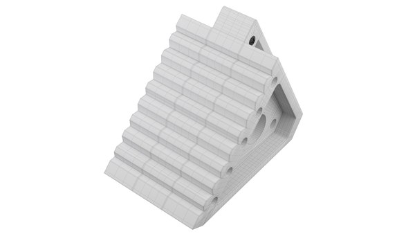 Wheel chock 3D model - TurboSquid 1680217