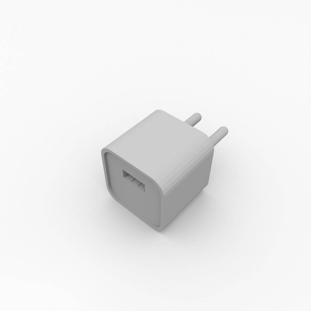 3D Usb Power Adapter - TurboSquid 1422792