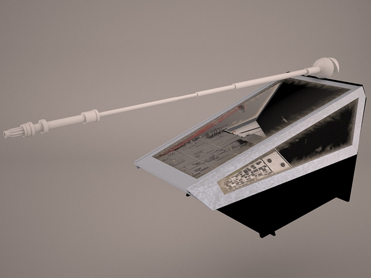 3D Model E-wing Cockpit X Wing - TurboSquid 1627780