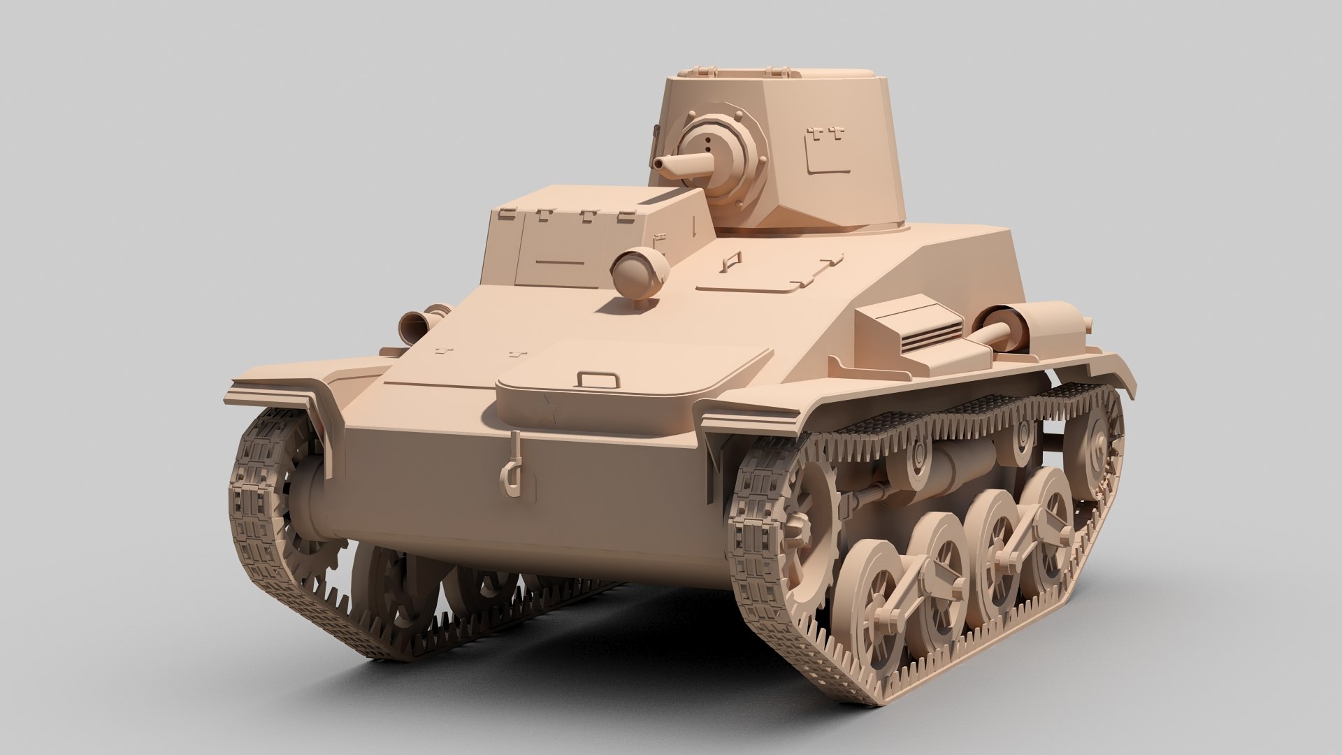 Ww2 Type 94 Tankette 3D - TurboSquid 1513030