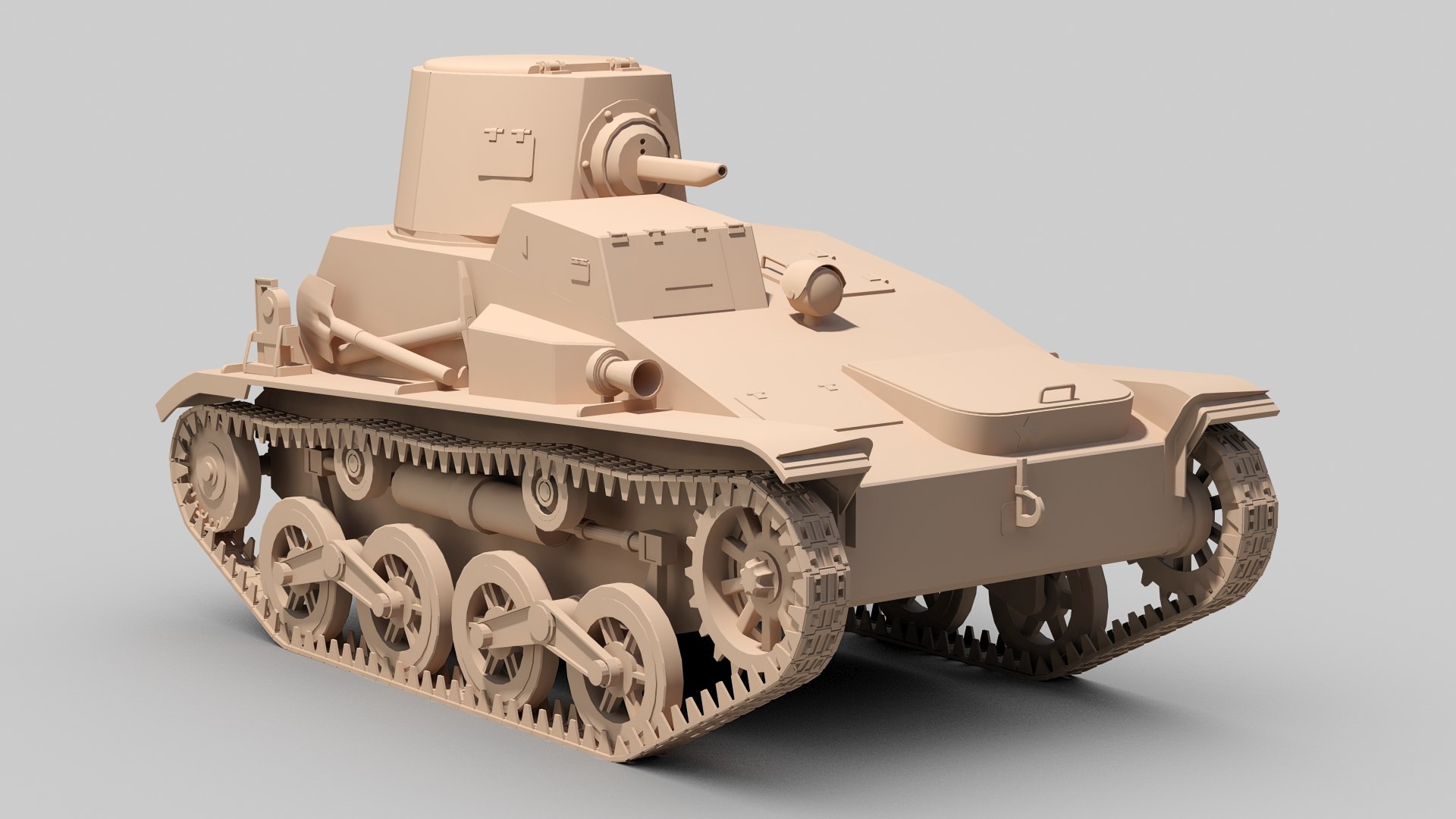 Ww2 Type 94 Tankette 3D - TurboSquid 1513030