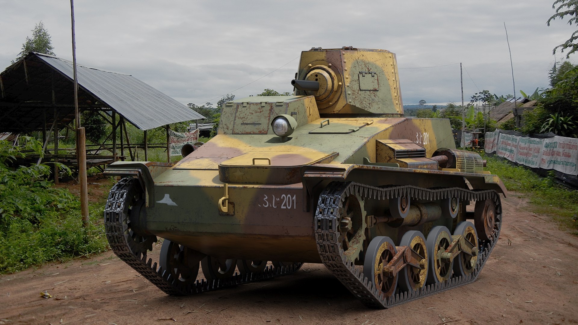 Ww2 Type 94 Tankette 3D - TurboSquid 1513030