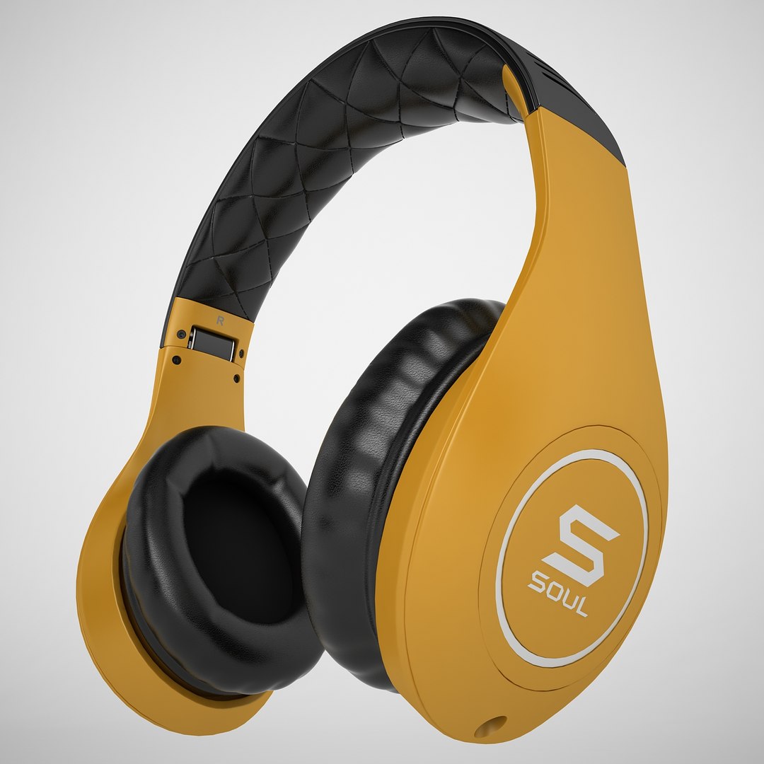 3d Model Soul Headphones Ludacris