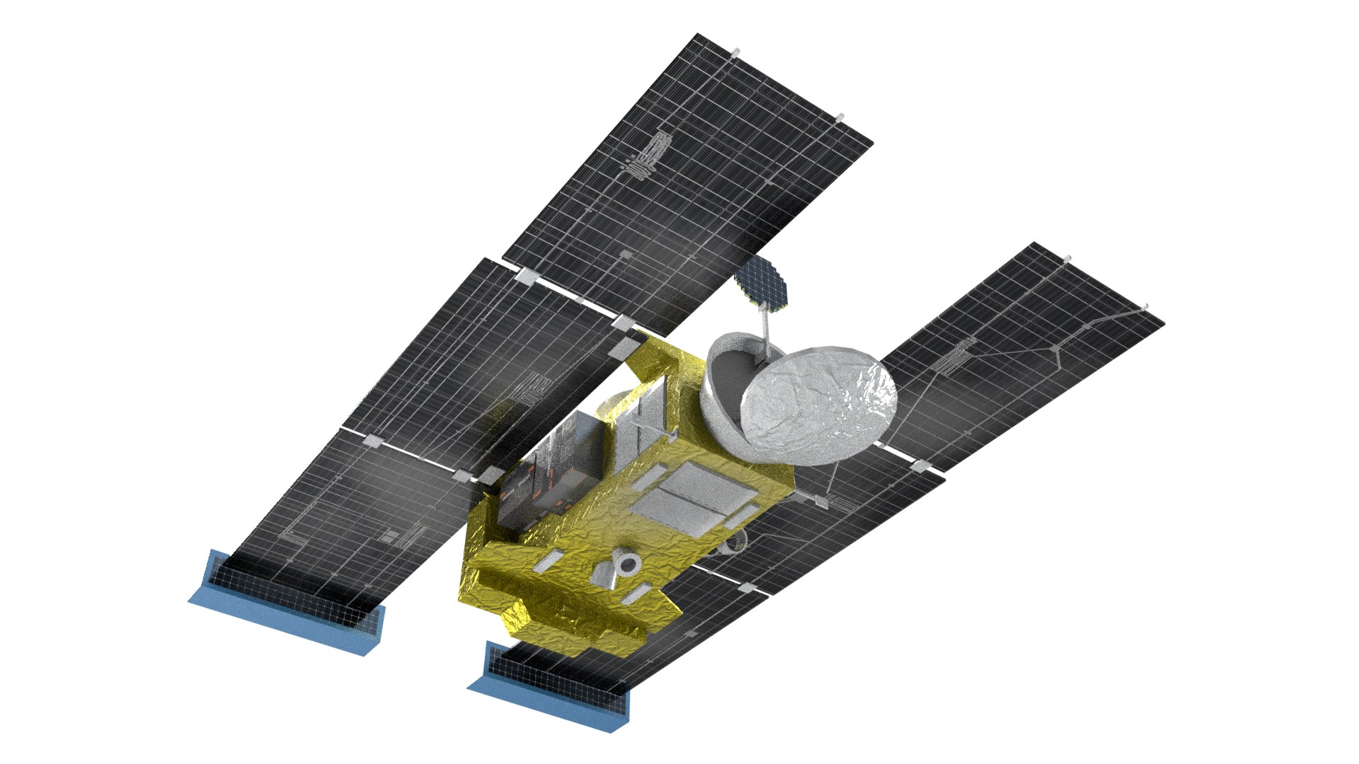 Stardust NExT Spacecraft 3D Model - TurboSquid 2317156