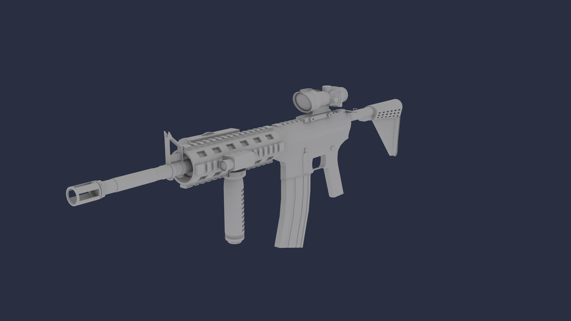 m4 carbine 3d model