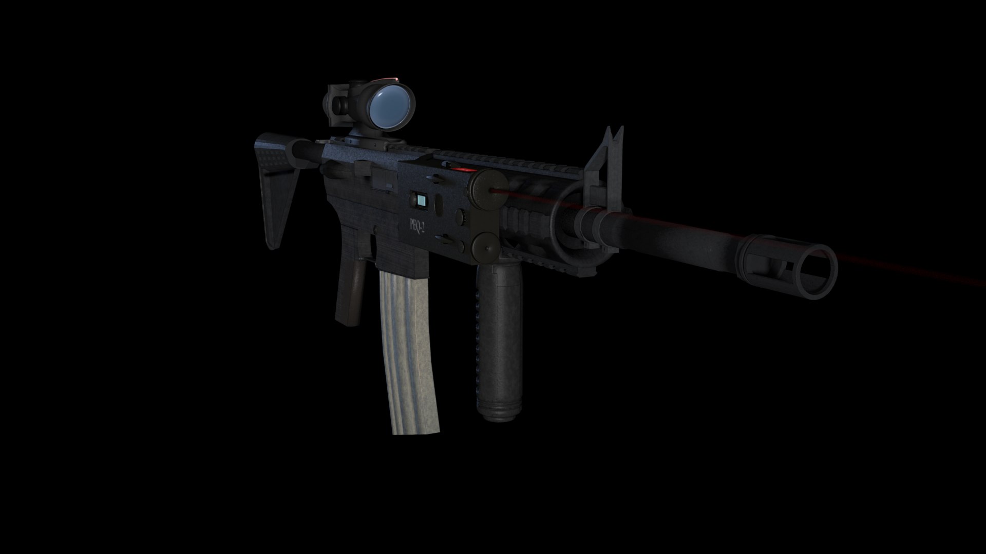m4 carbine 3d model