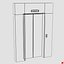 3ds max elevator door