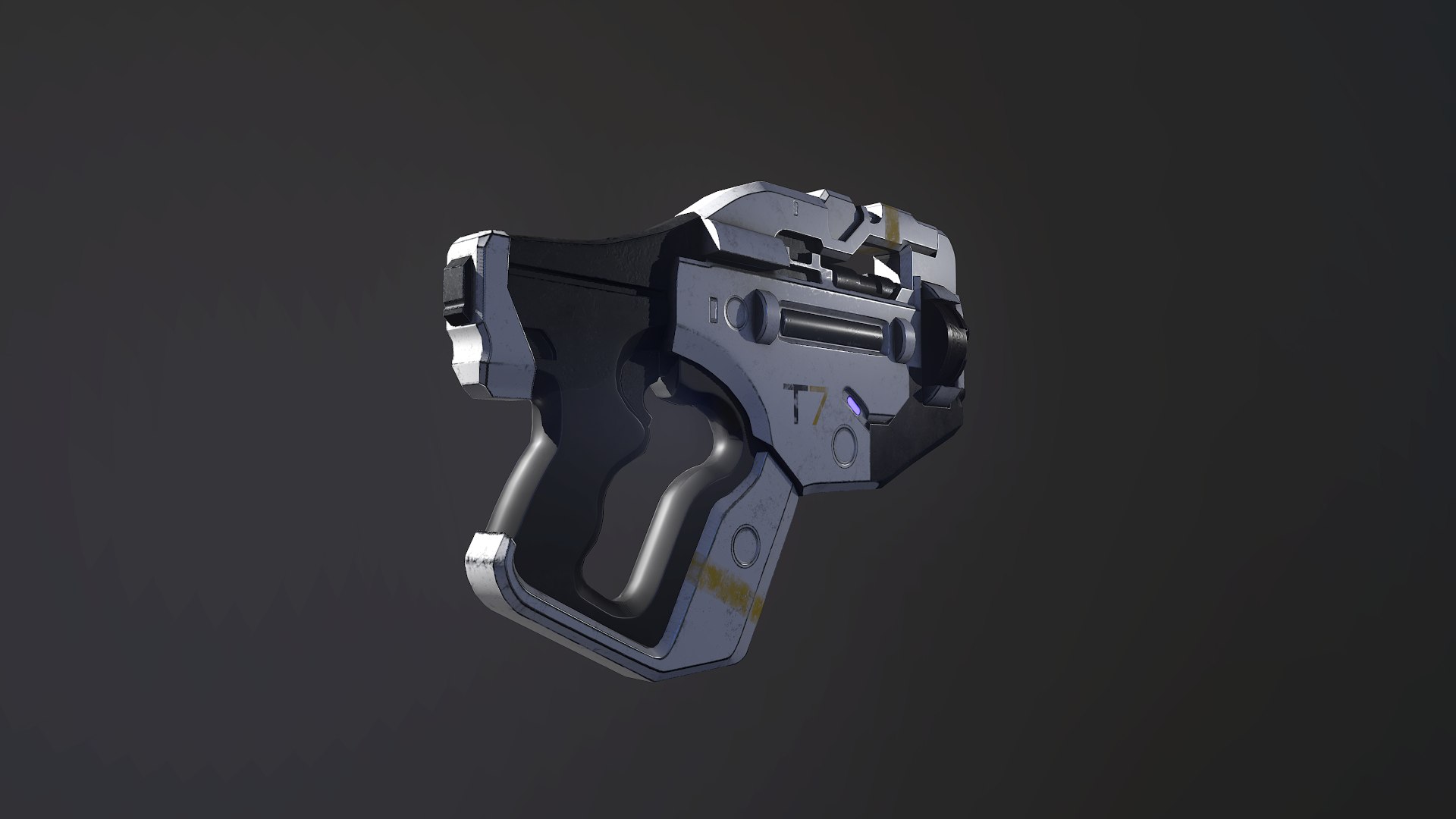 Weapon Pistol 3D Model - TurboSquid 1402804