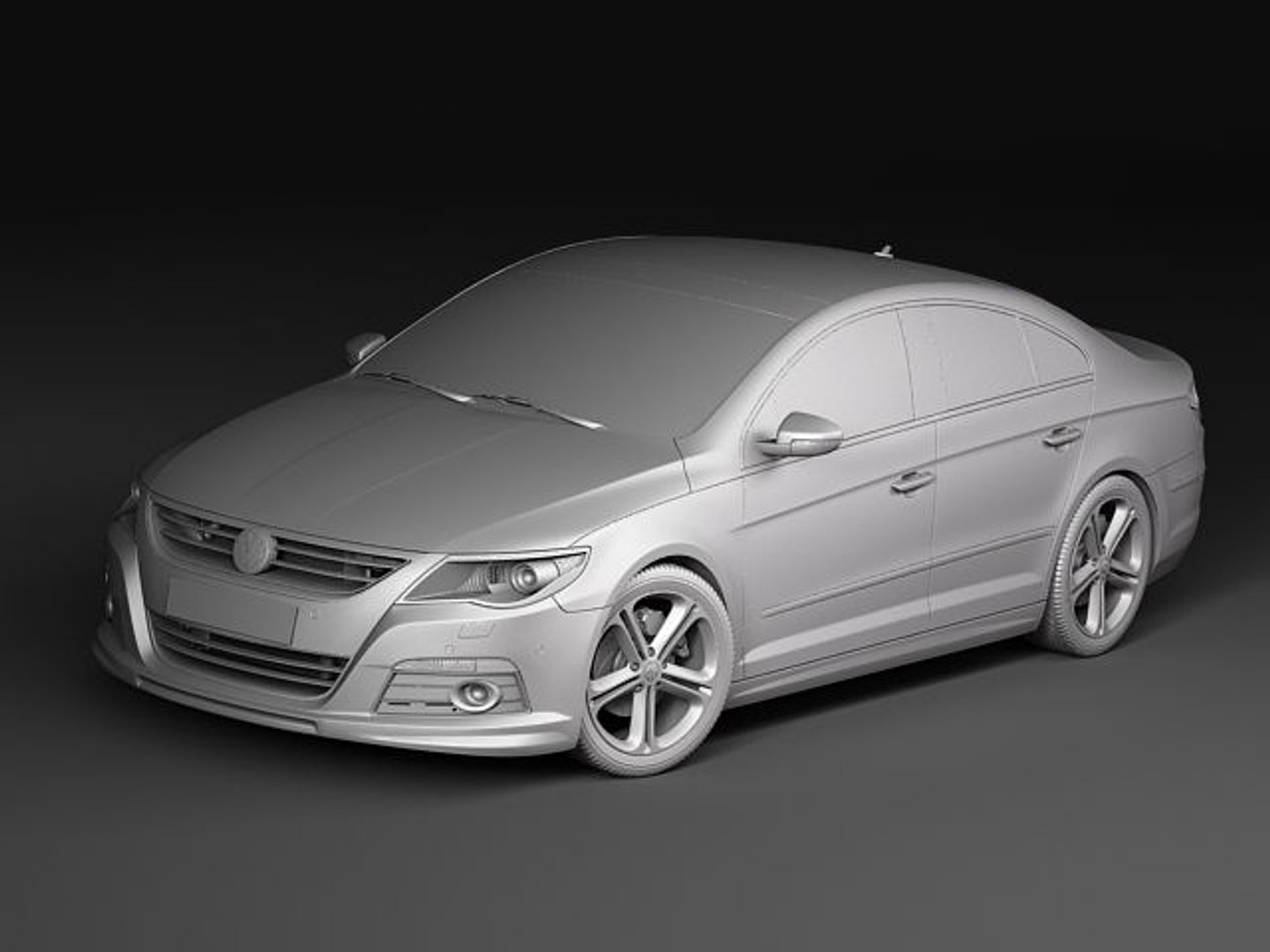 Volkswagen Passat Cc R 3d Model