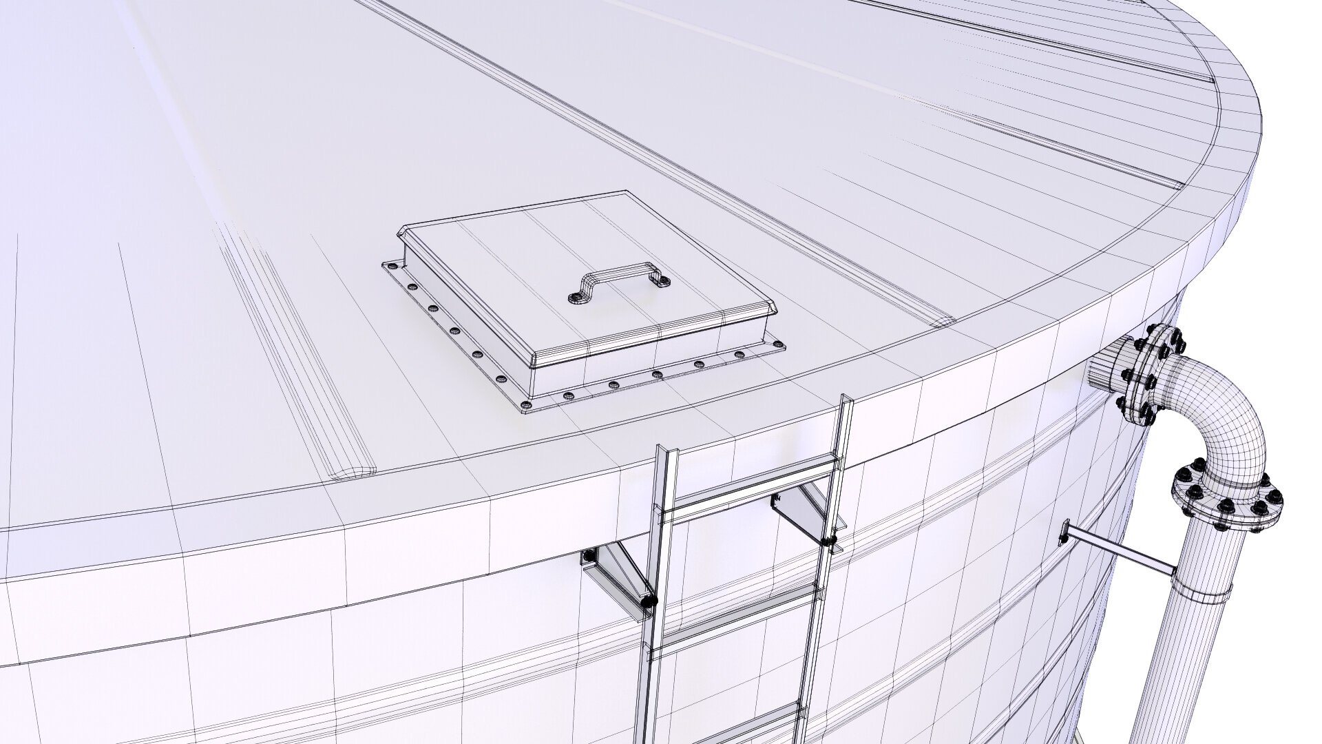 Fire Storage Water Tank 12 Model - TurboSquid 2108926