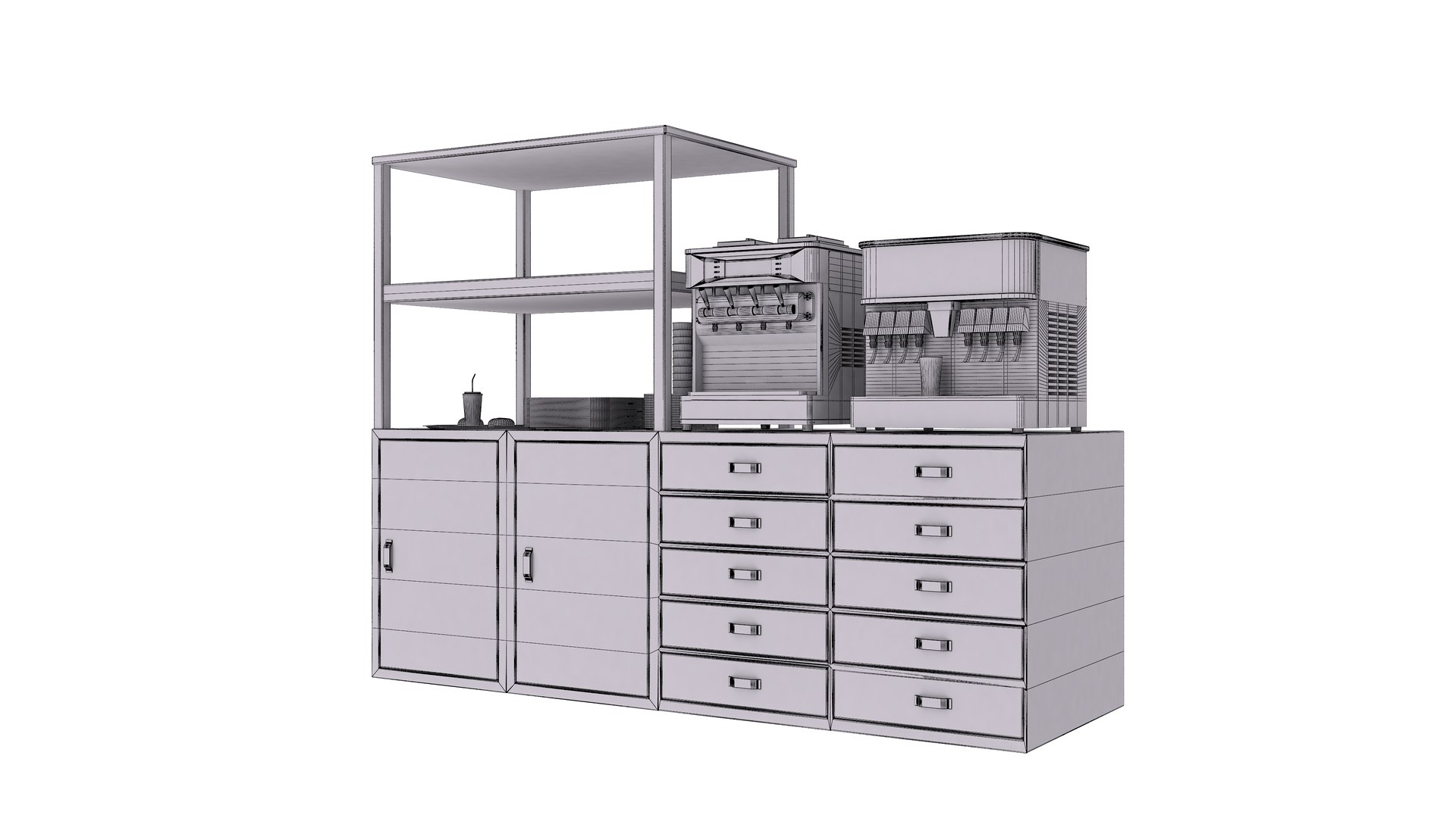 Commercial Kitchen Equipment Model - TurboSquid 1957601