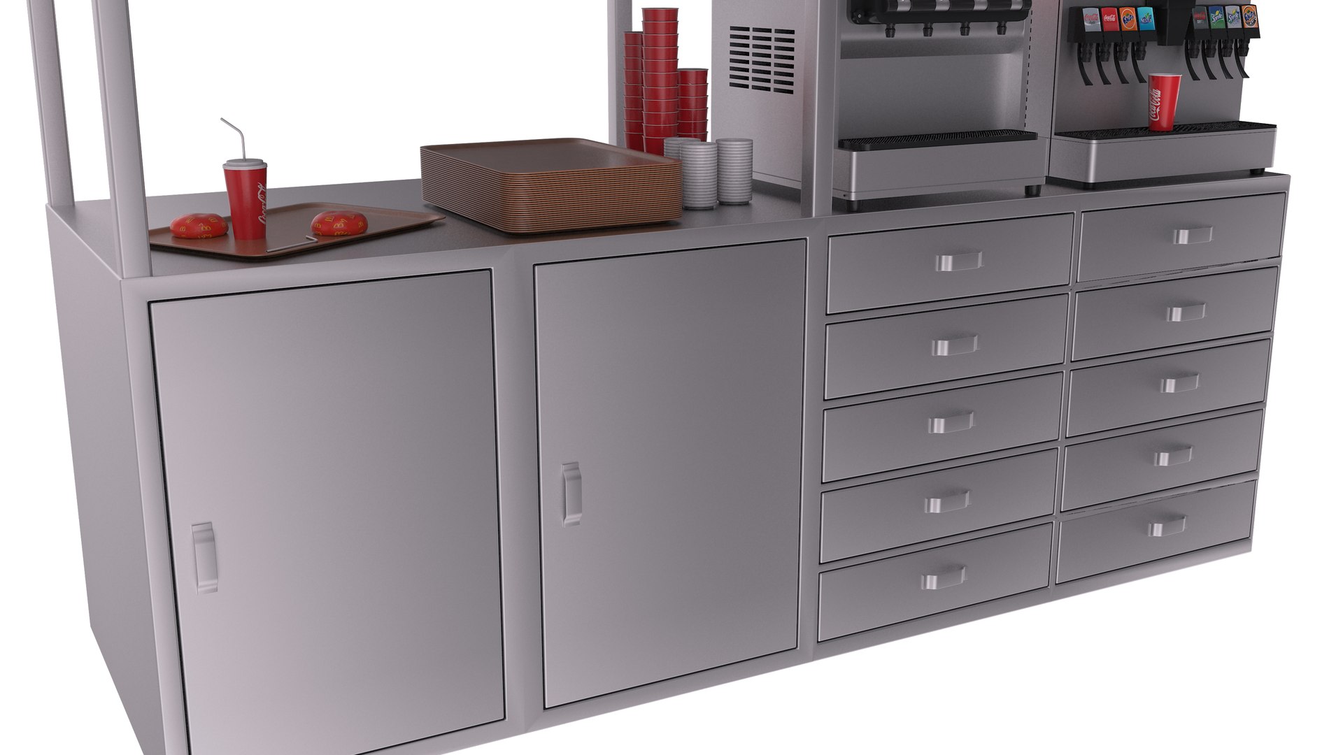 Commercial Kitchen Equipment Model - TurboSquid 1957601